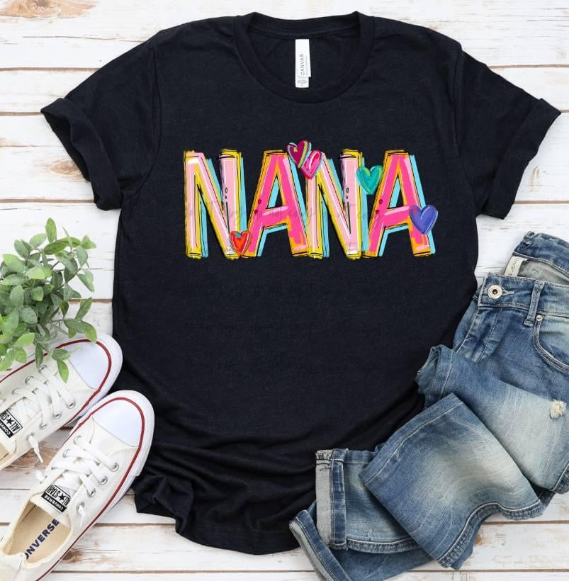 Nana Doodle Transfer Sassy Sublimation And Screen Prints