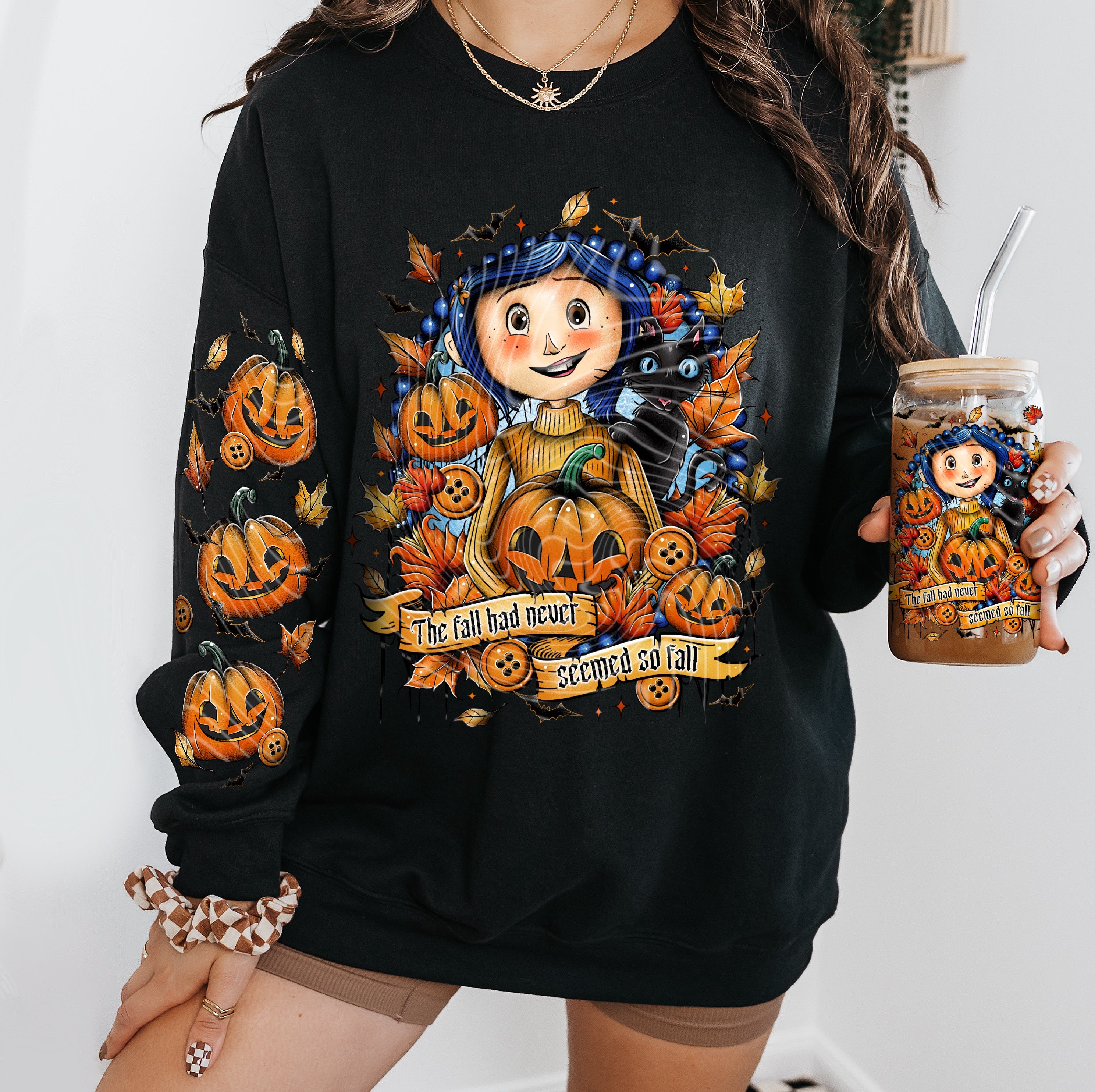 Cor_line Fall With Sleeve TRANSFER – Sassy Sublimation & Screen Prints