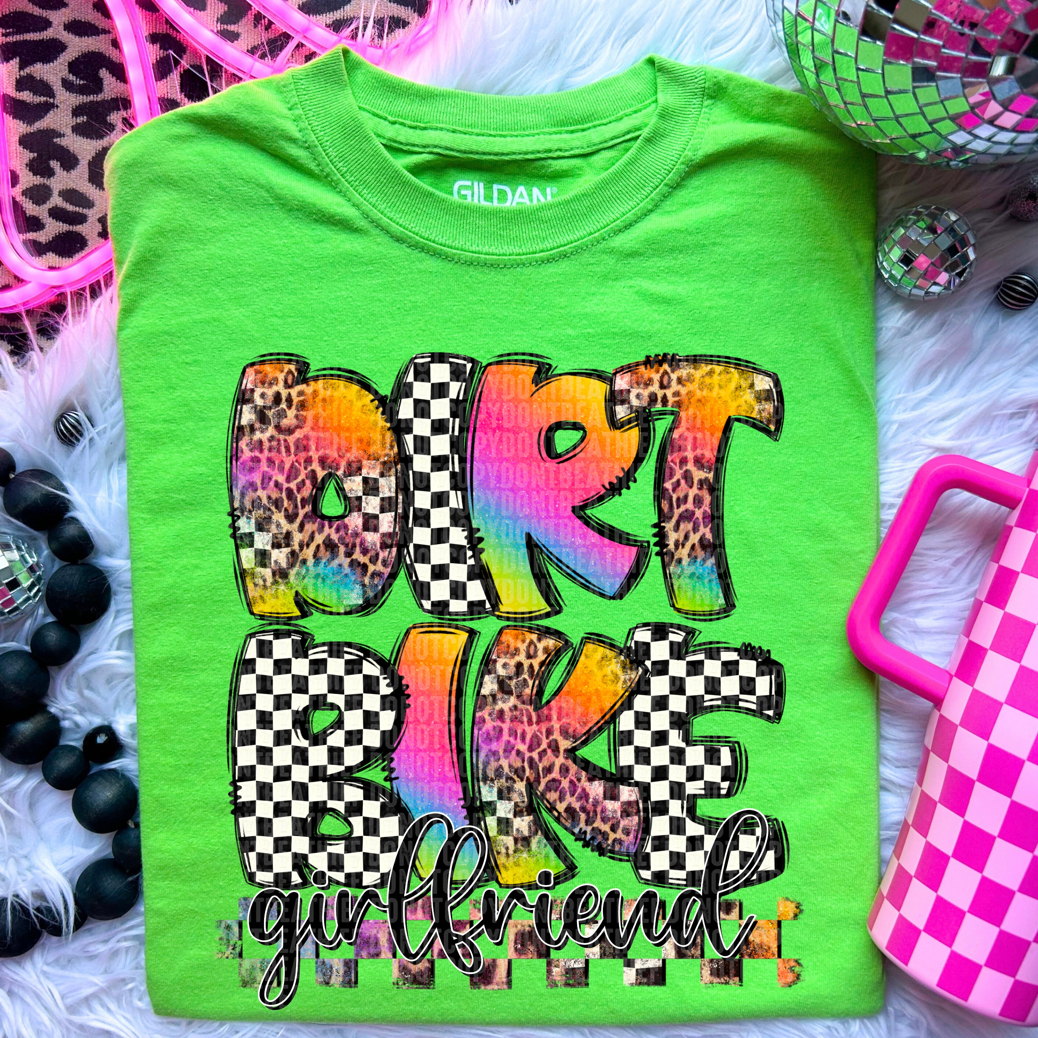 Dirt Bike Girlfriend TRANSFER SDD APR – Sassy Sublimation & Screen Prints