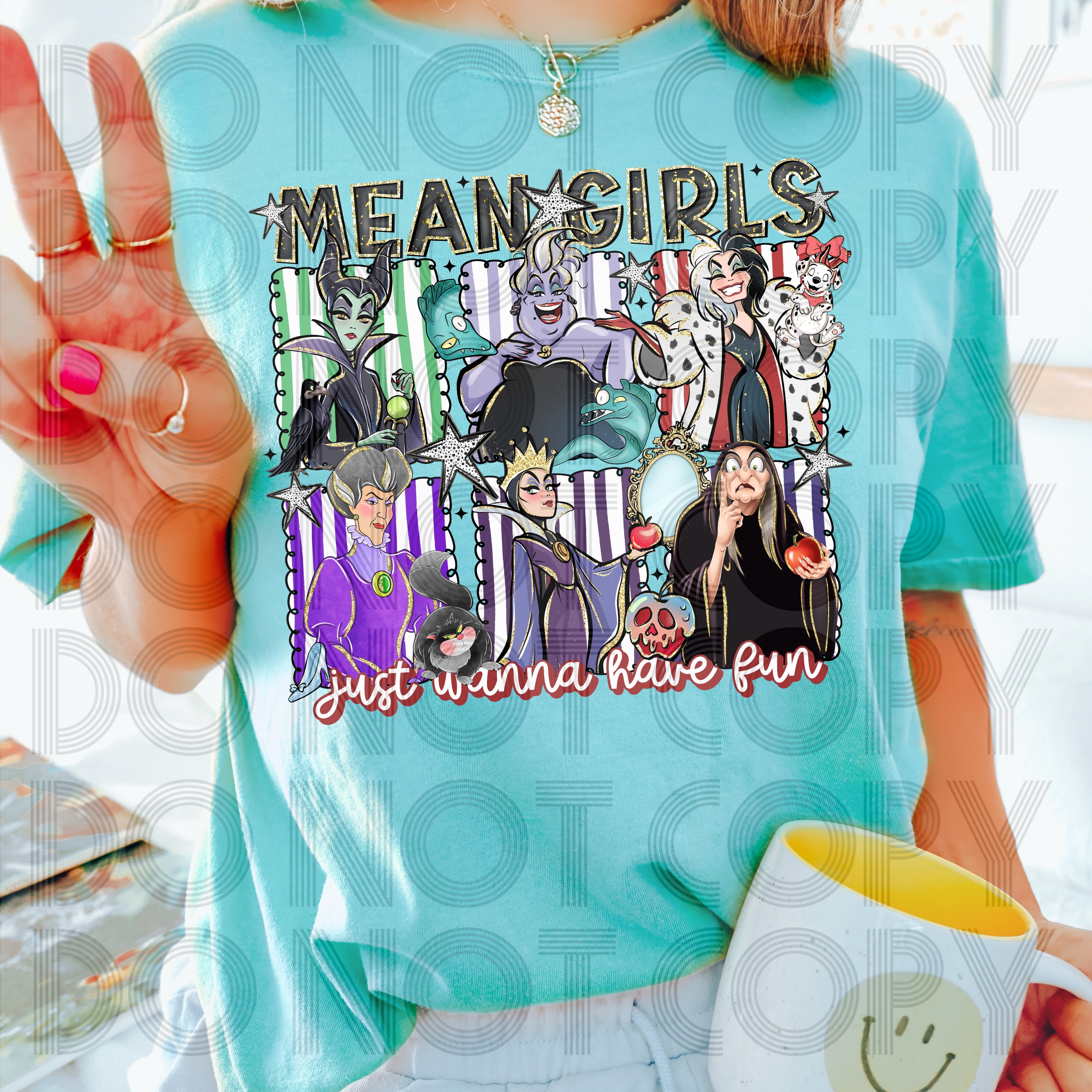 Mean Girls Just Wanna Have Fun Stripes Collage TRANSFER RHD AUG 25 ...