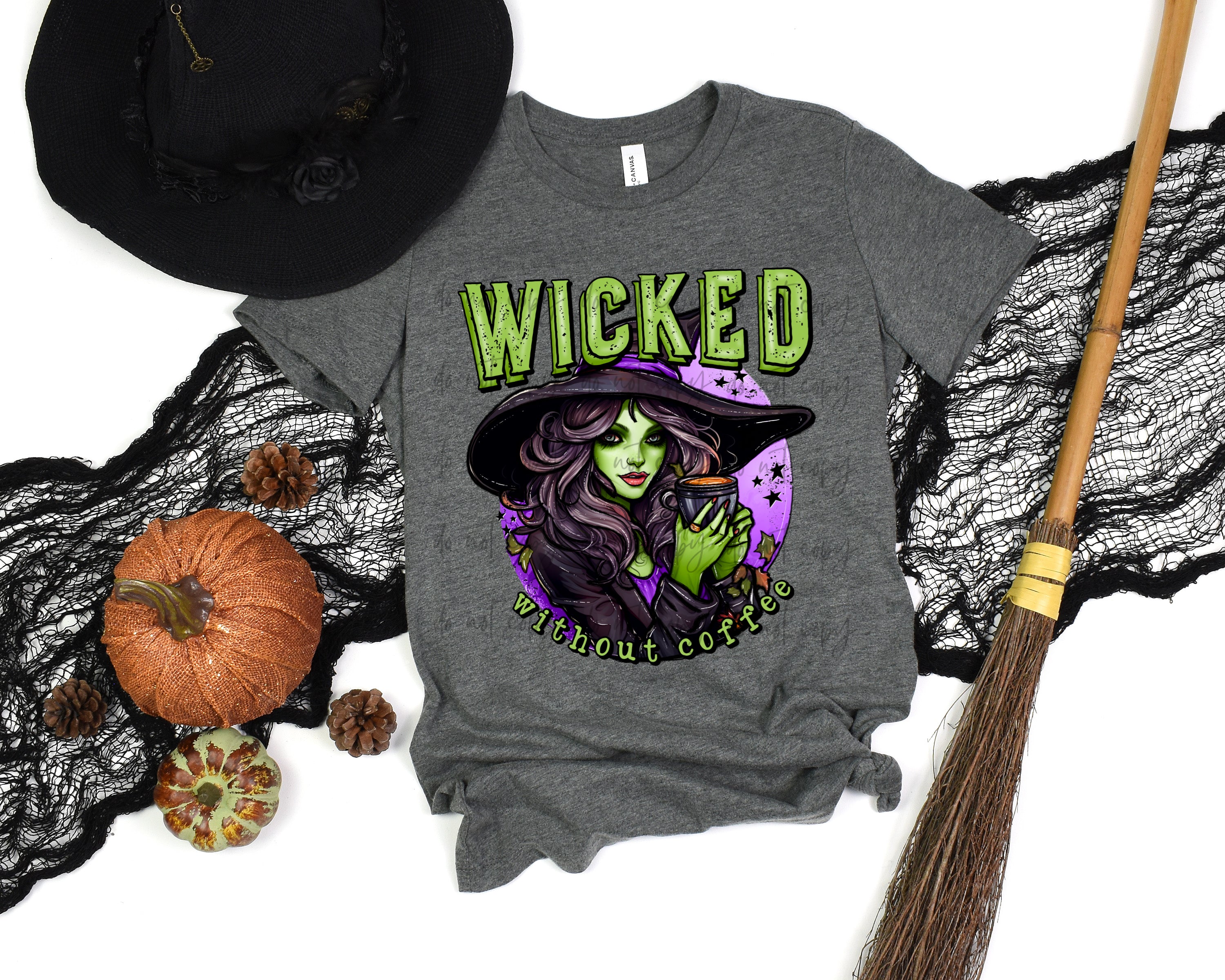 Wicked Without Coffee TRANSFER – Sassy Sublimation & Screen Prints