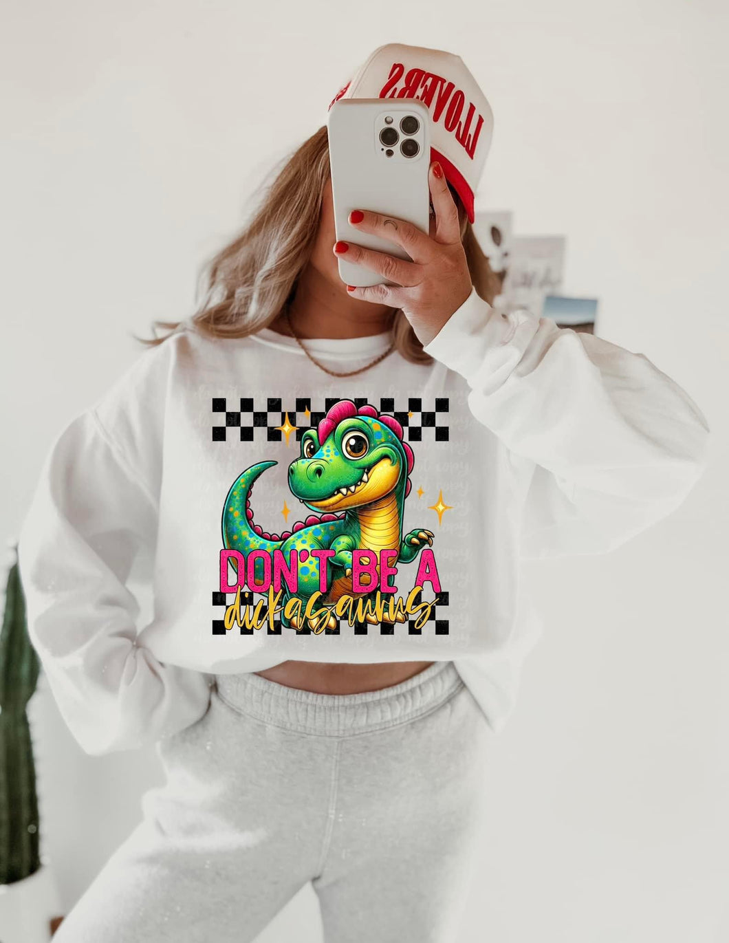 Don’t Be A Dickasaurus TRANSFER – Sassy Sublimation & Screen Prints
