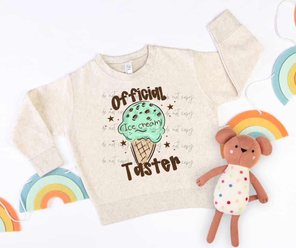 Official Ice Cream Tester TRANSFER MWG FEB 25 – Sassy Sublimation ...