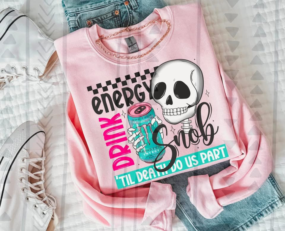 Energy Drink Snob Monster TRANSFER TGG – Sassy Sublimation & Screen Prints
