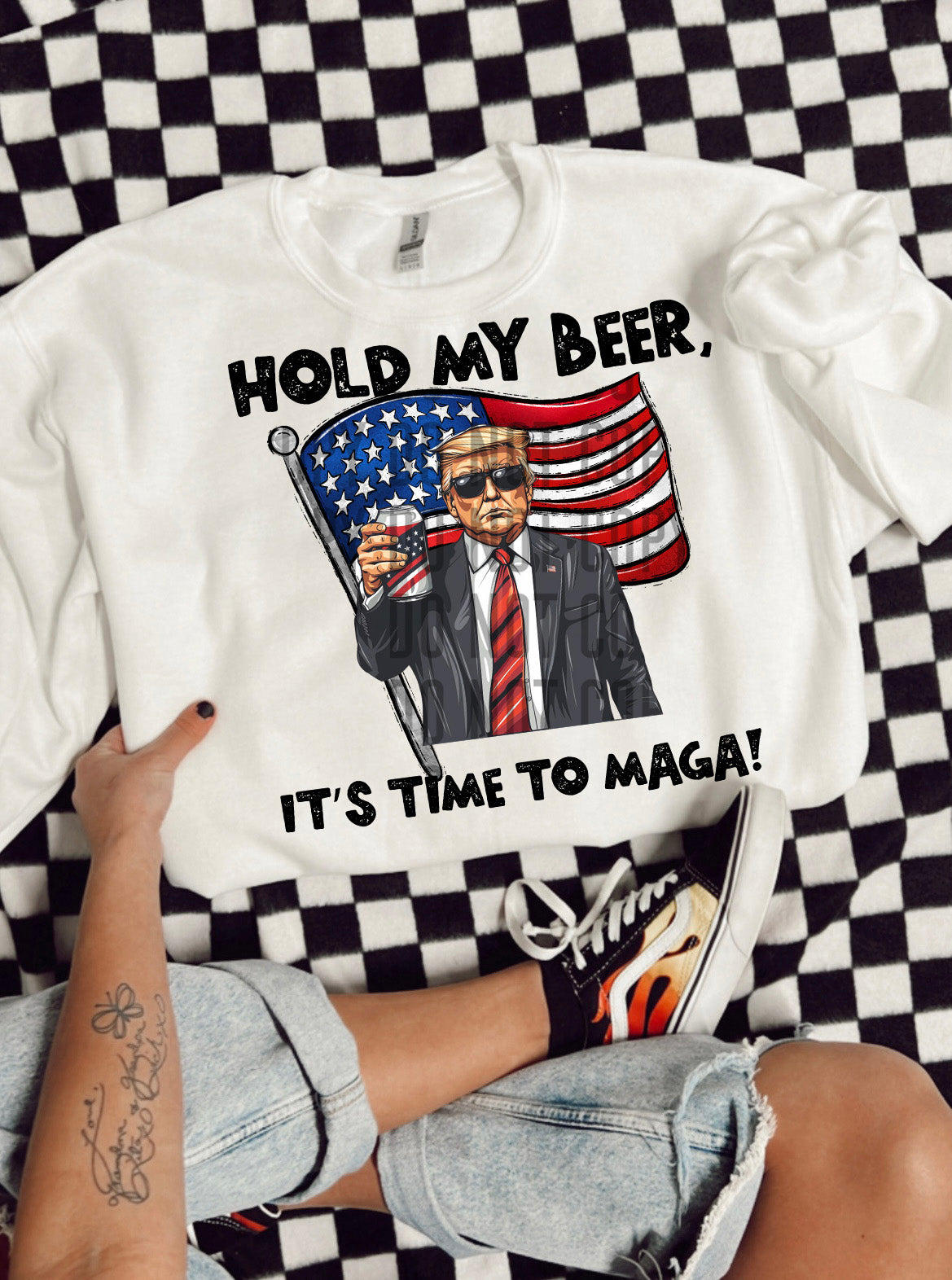 Hold My Beer It’s Time To MAGA Tr_mp TRANSFER CAP – Sassy Sublimation ...