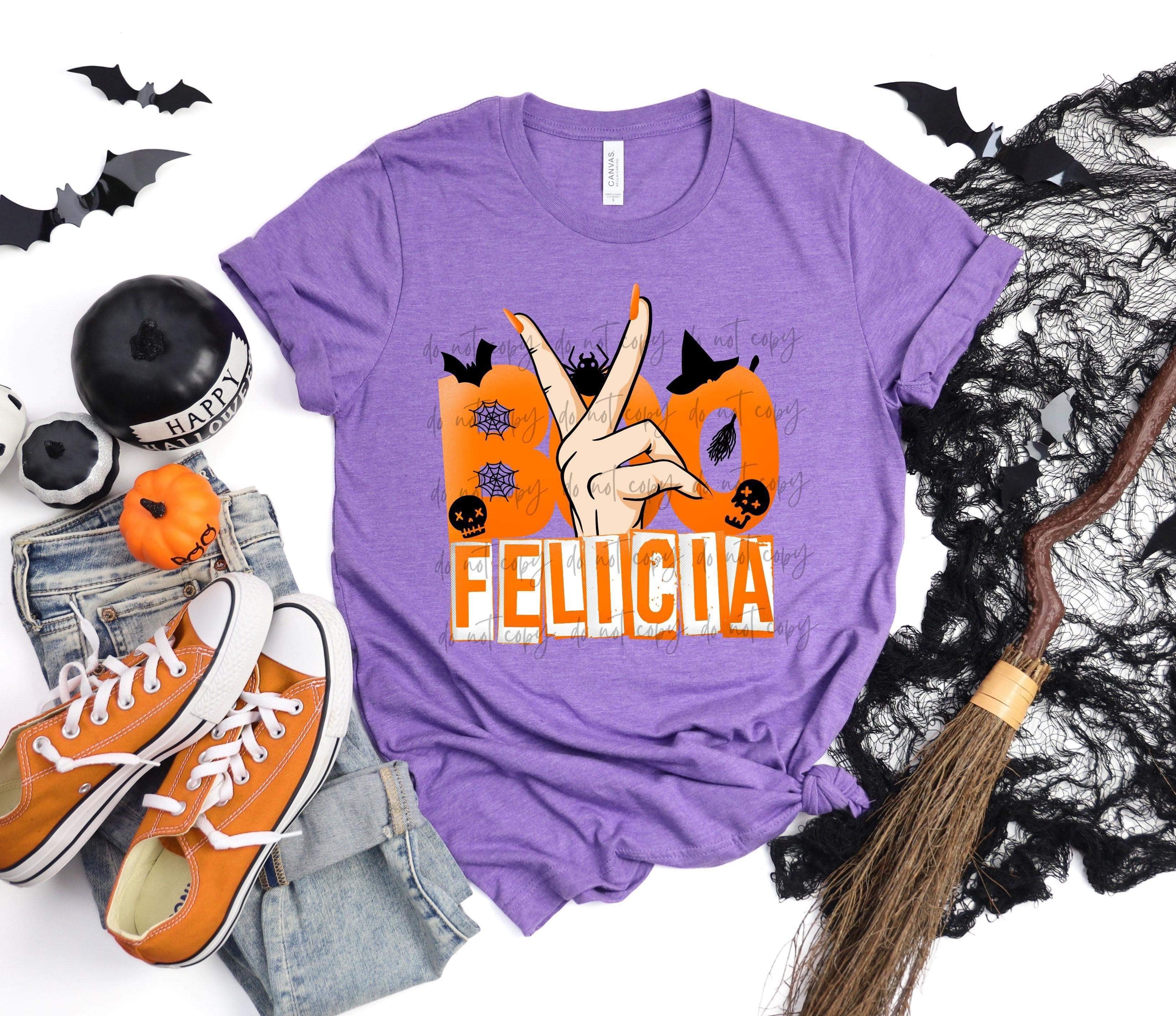 Boo Felicia TRANSFER – Sassy Sublimation & Screen Prints