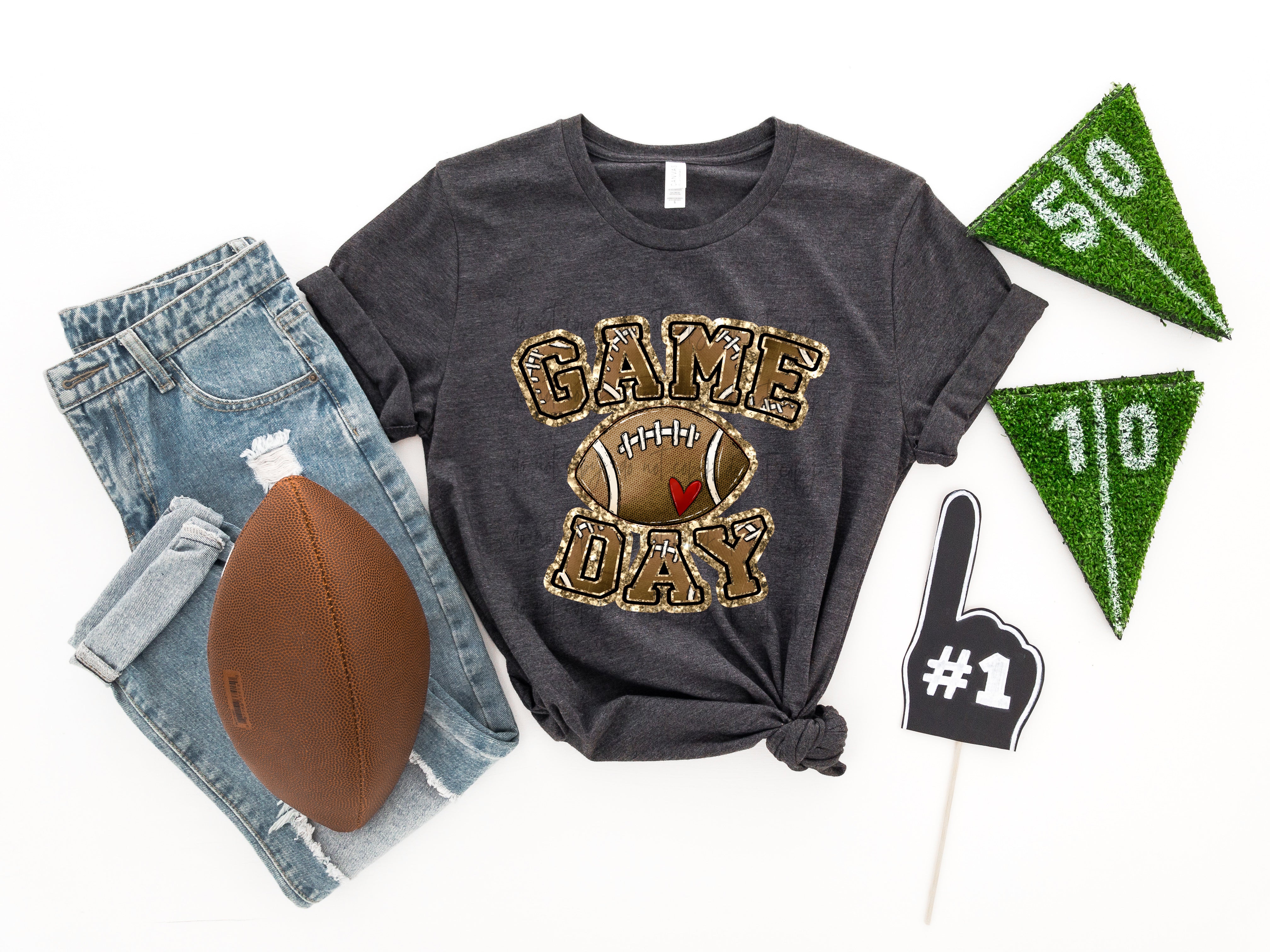 Game Day Faux Sequin TRANSFER – Sassy Sublimation & Screen Prints
