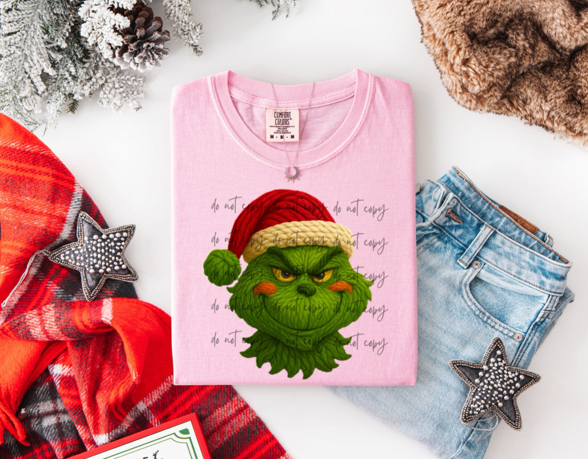 Green Guy Faux Yarn TRANSFER – Sassy Sublimation & Screen Prints