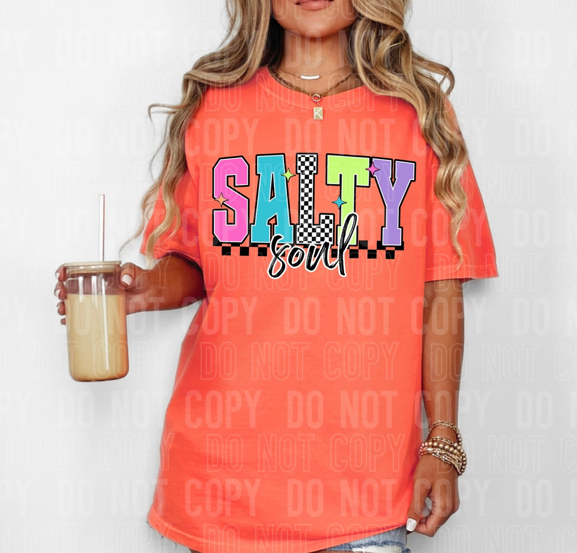 Salty Soul Bright Checker TRANSFER SBB JUNE 25 – Sassy Sublimation ...