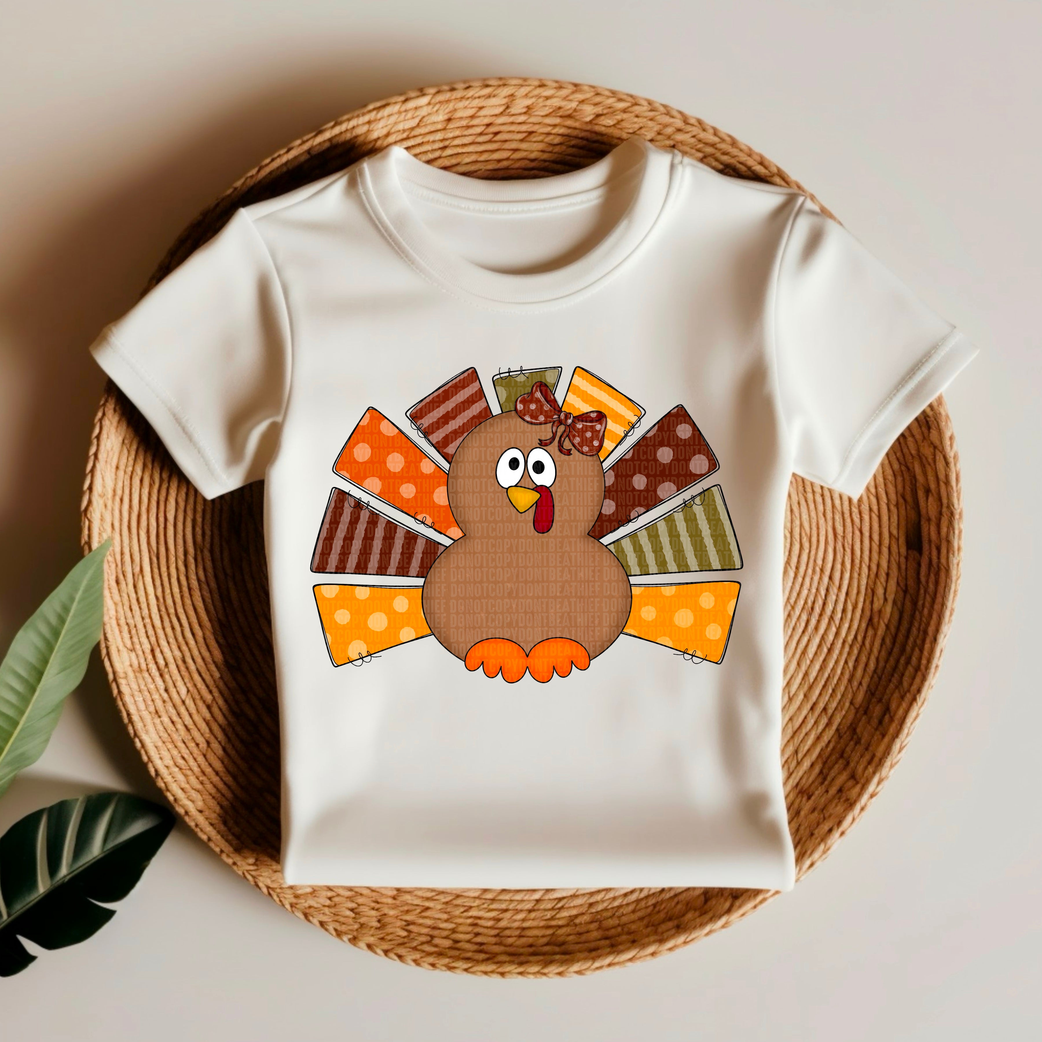 Girl Turkey Polka Dot Stripes TRANSFER SDD – Sassy Sublimation & Screen ...