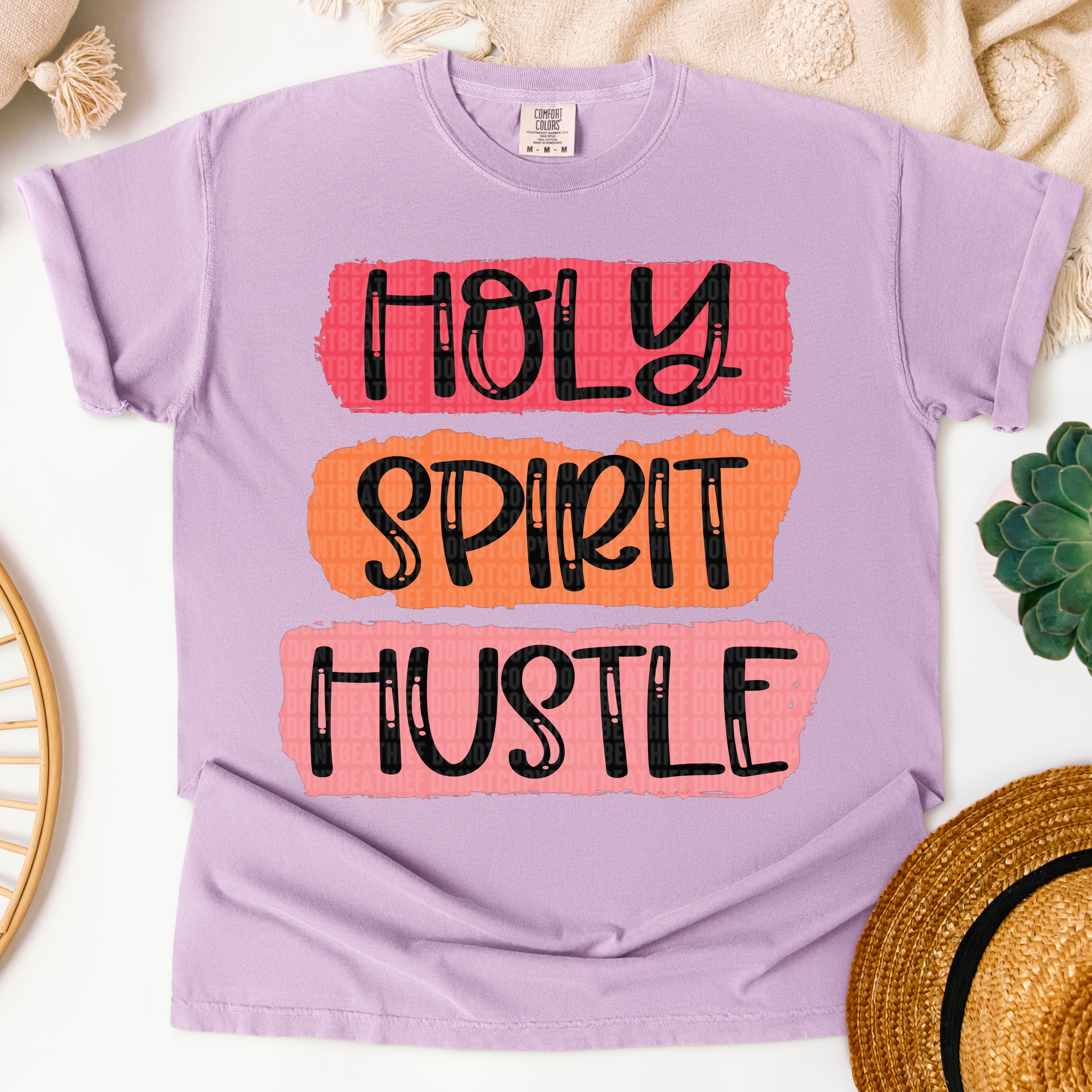 Holy Spirit Hustle TRANSFER SDD JUNE – Sassy Sublimation & Screen Prints