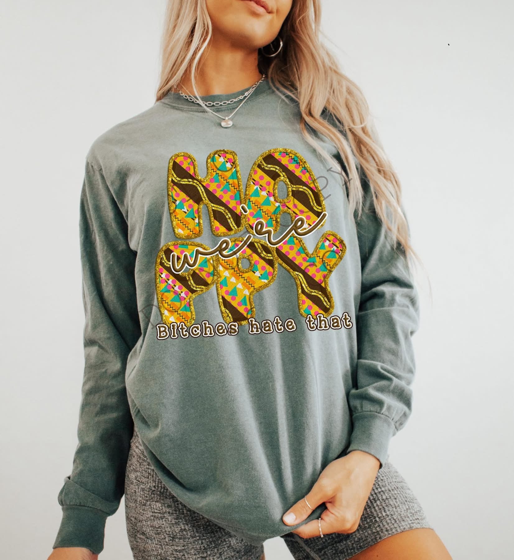 We Are Happy TRANSFER CST – Sassy Sublimation & Screen Prints