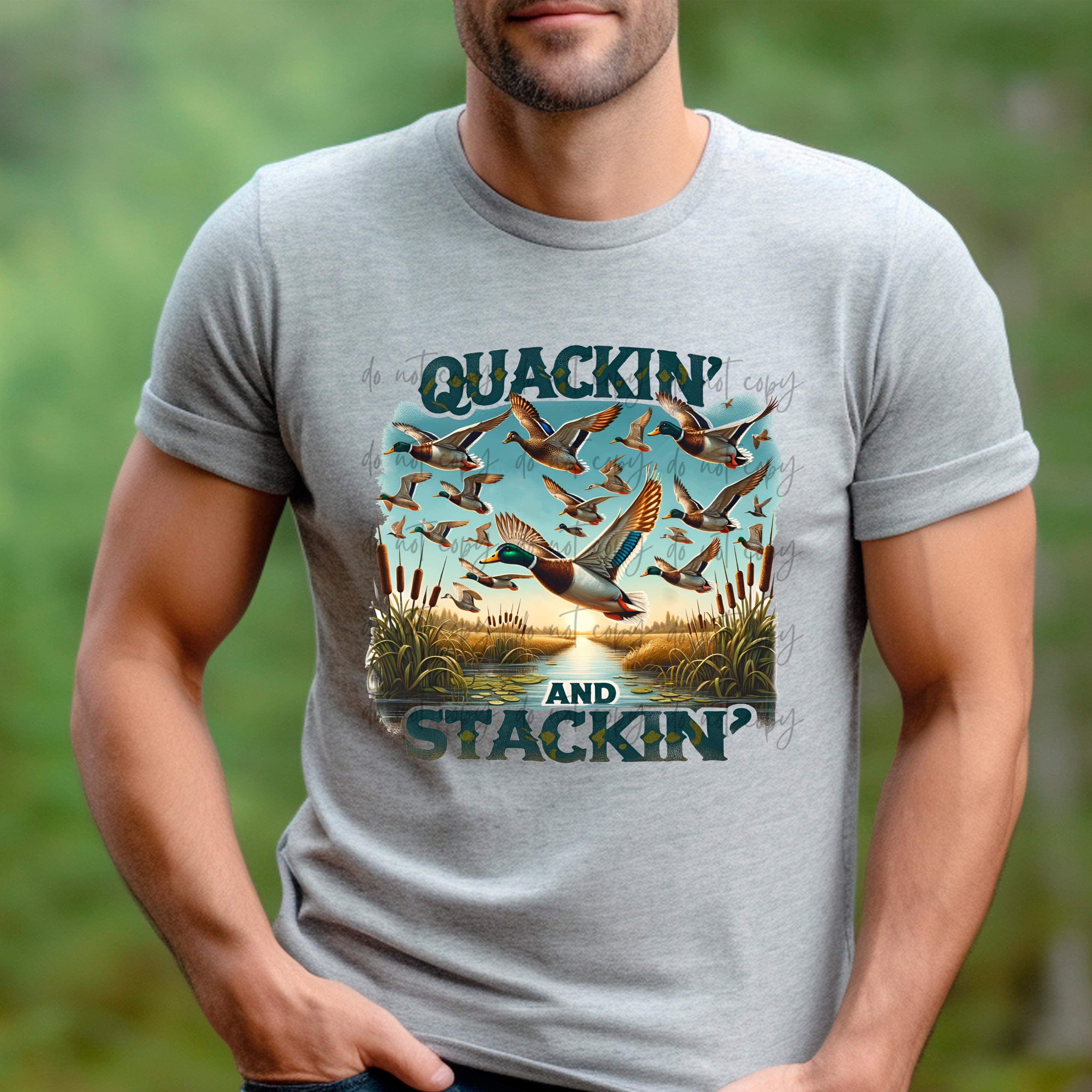 Quackin And Stackin TRANSFER – Sassy Sublimation & Screen Prints