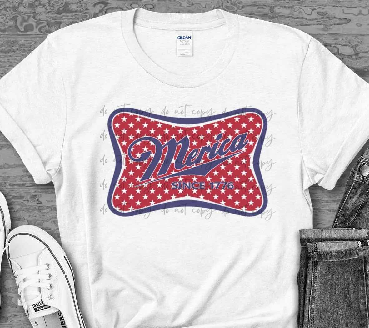 Merica Red Star TRANSFER – Sassy Sublimation & Screen Prints