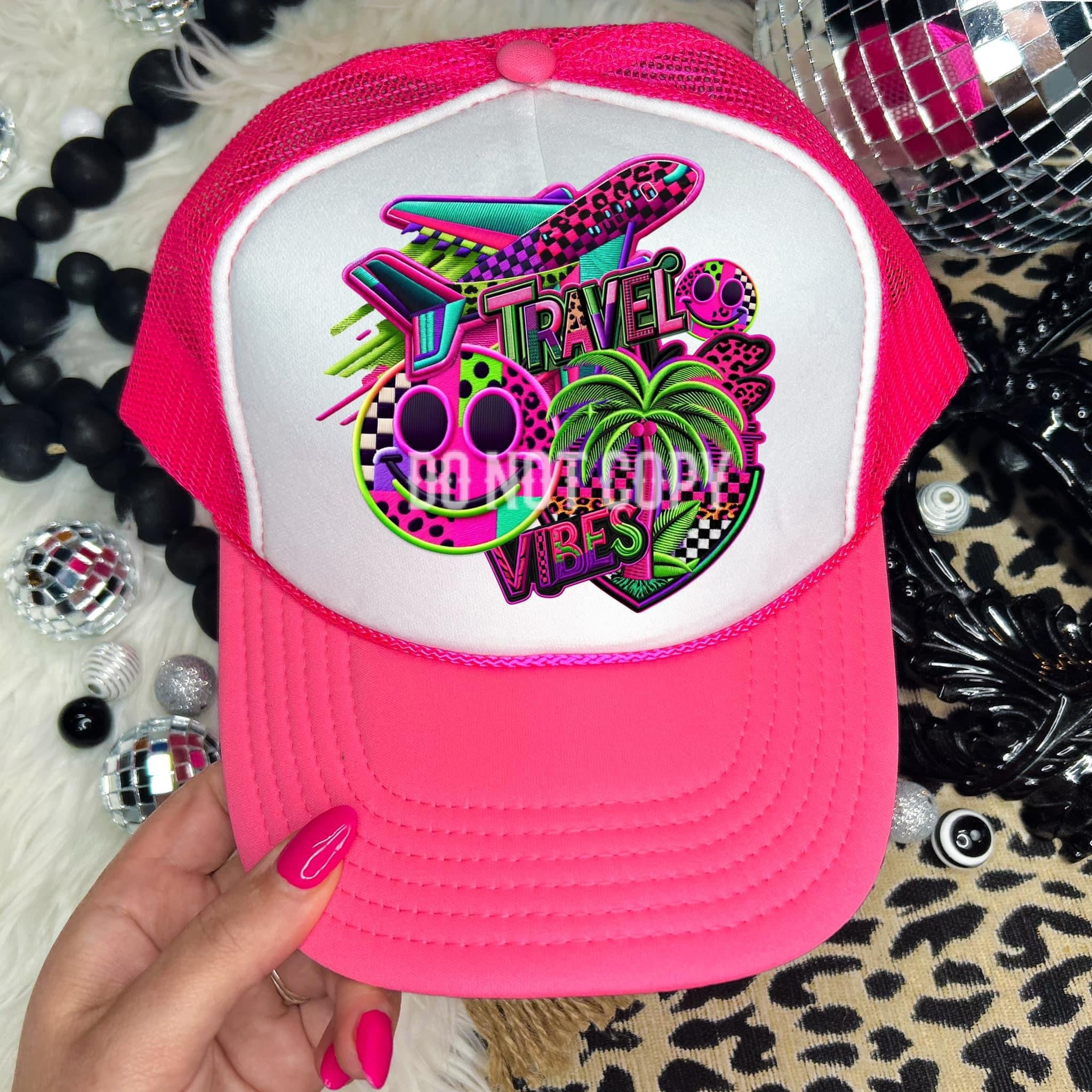Wild Travel 3-4” DTF HAT TRANSFER – Sassy Sublimation & Screen Prints