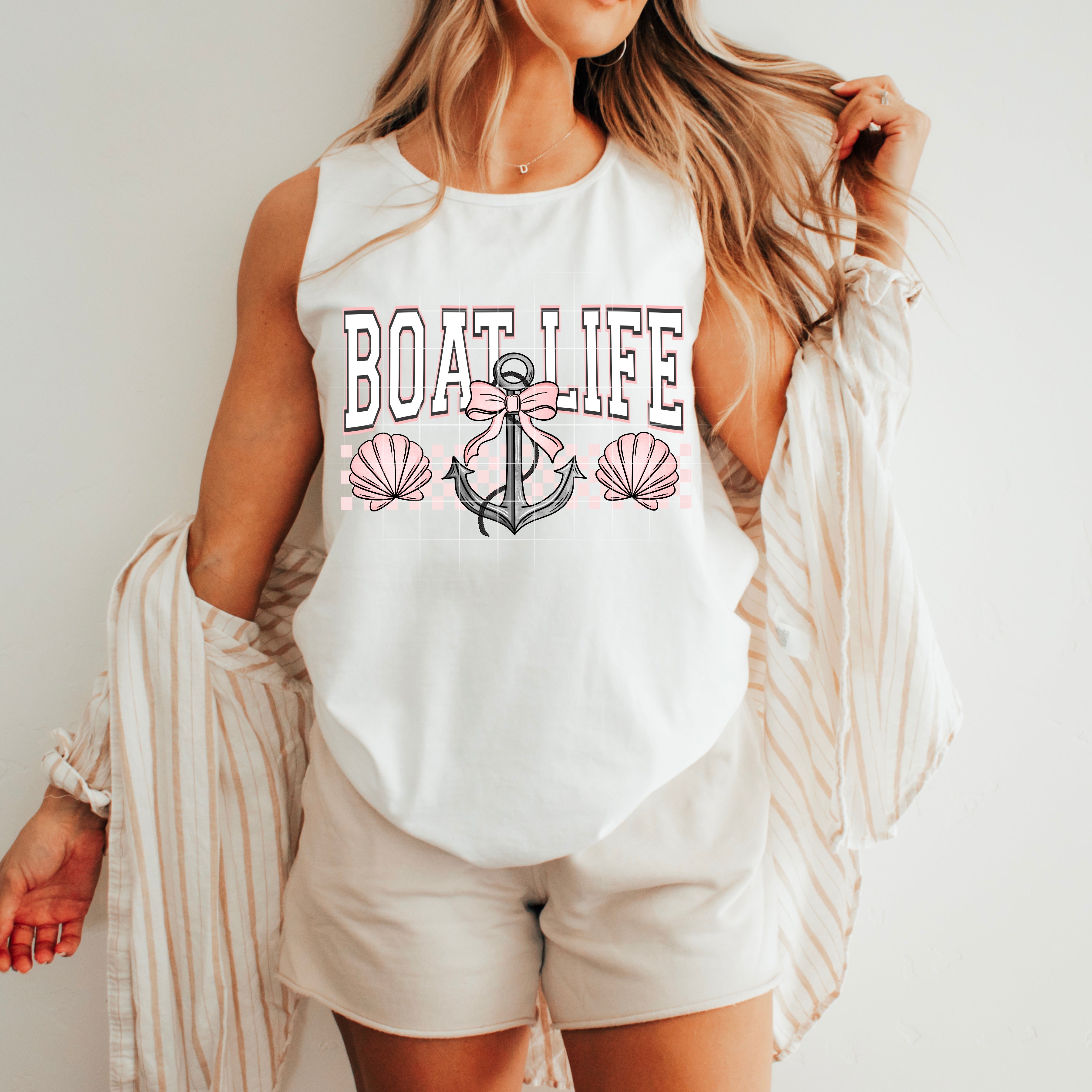 Boat Life Seashell TRANSFER CSC MAY 25 – Sassy Sublimation & Screen Prints