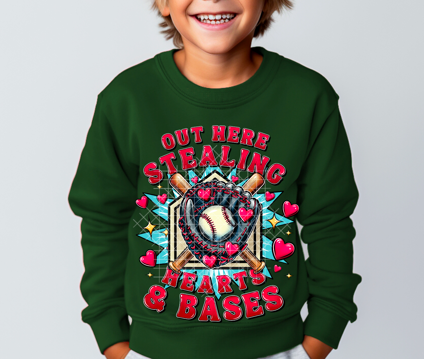 Out Here Stealing Hearts & Bases TRANSFER – Sassy Sublimation & Screen ...