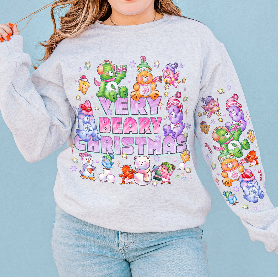 Very Beary Christmas With Sleeve TRANSFER GRAV – Sassy Sublimation ...
