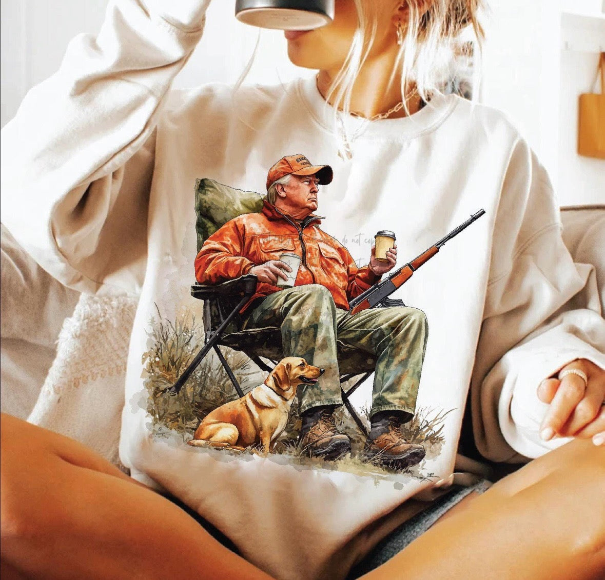 Tr_mp Hunting TRANSFER – Sassy Sublimation & Screen Prints