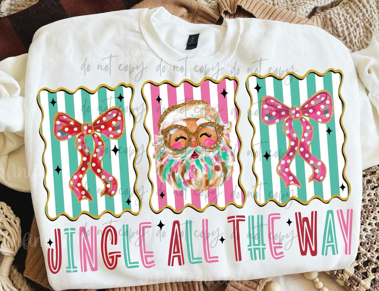 Jingle All The Way Frames TRANSFER ET OCT 25 – Sassy Sublimation ...