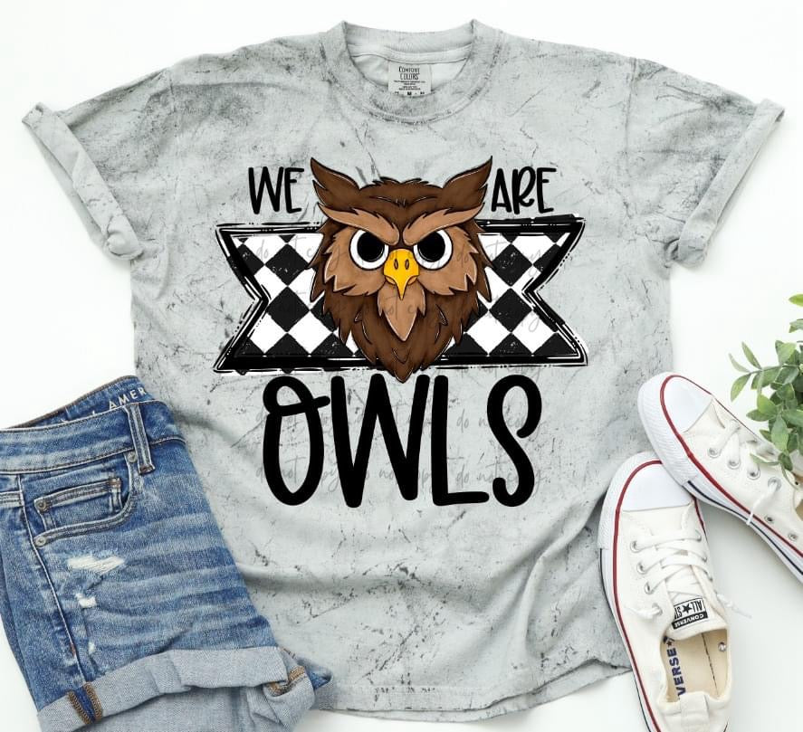 We Are Owls TRANSFER – Sassy Sublimation & Screen Prints