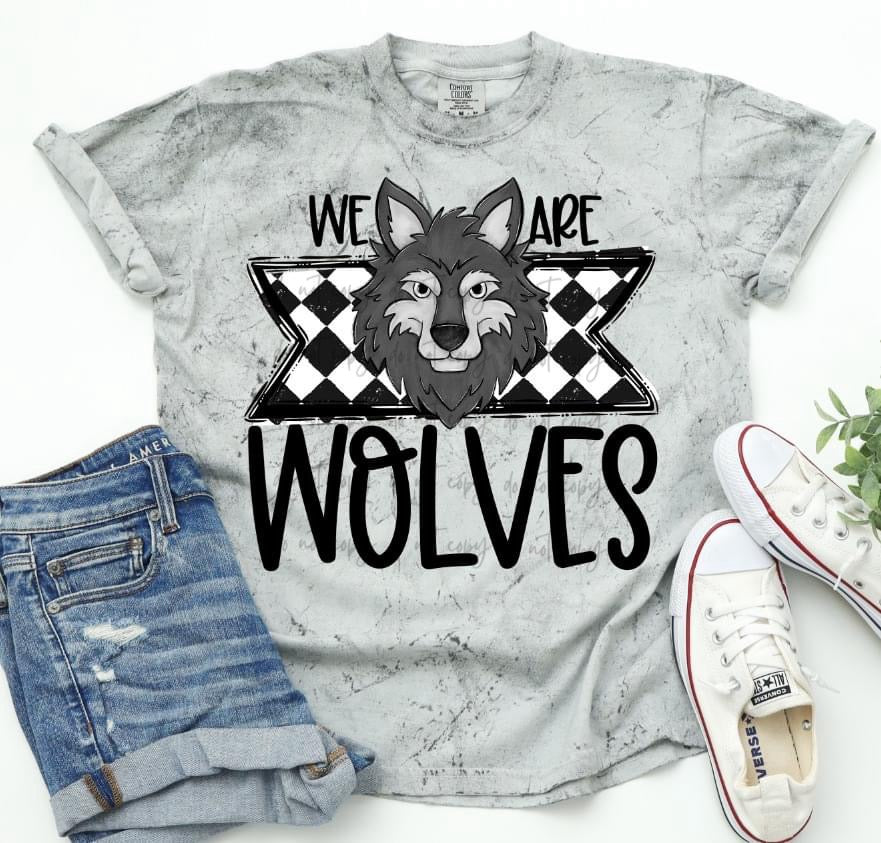 We Are Wolves TRANSFER – Sassy Sublimation & Screen Prints