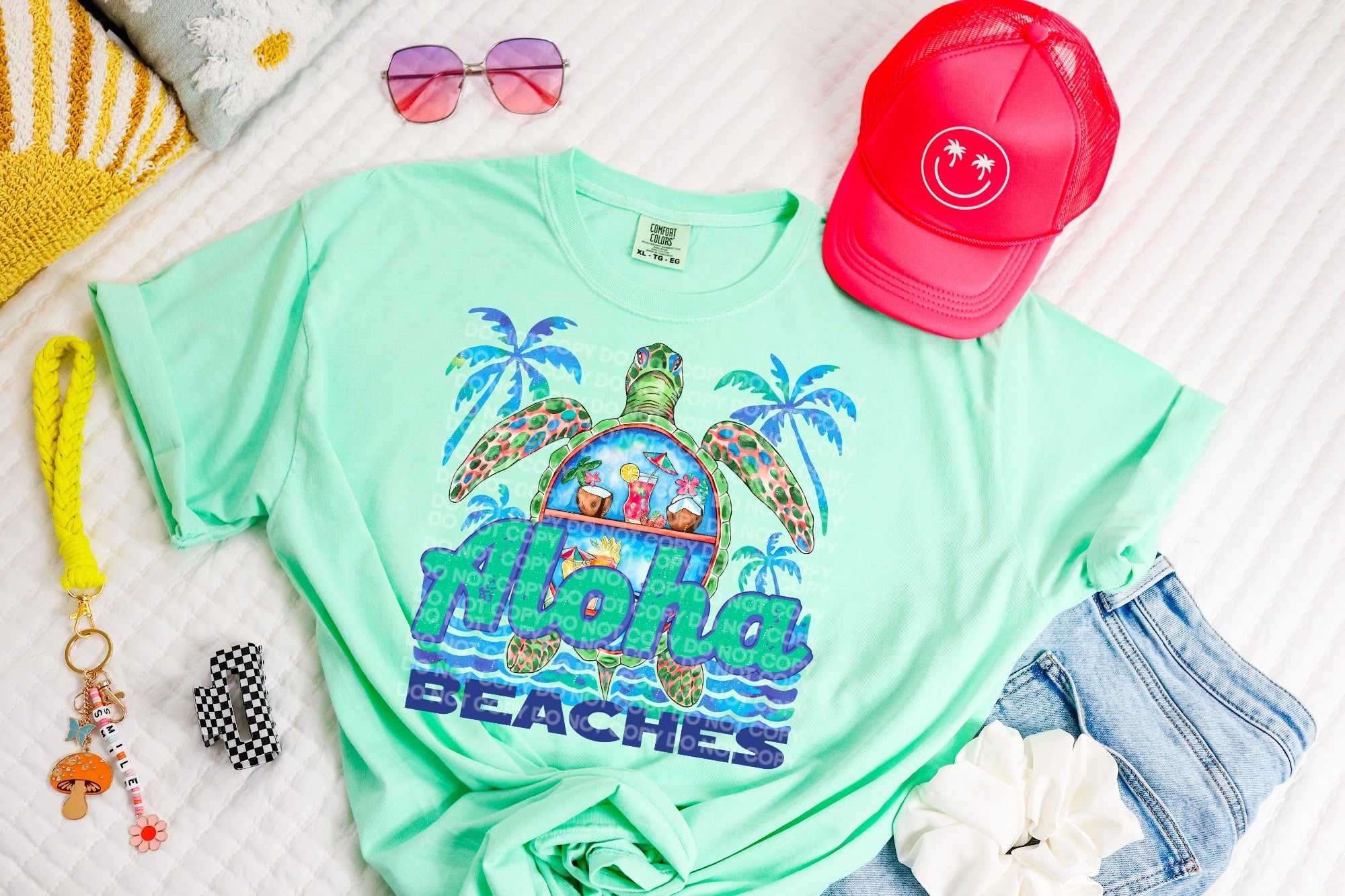 Aloha Beaches TRANSFER SCG JULY – Sassy Sublimation & Screen Prints