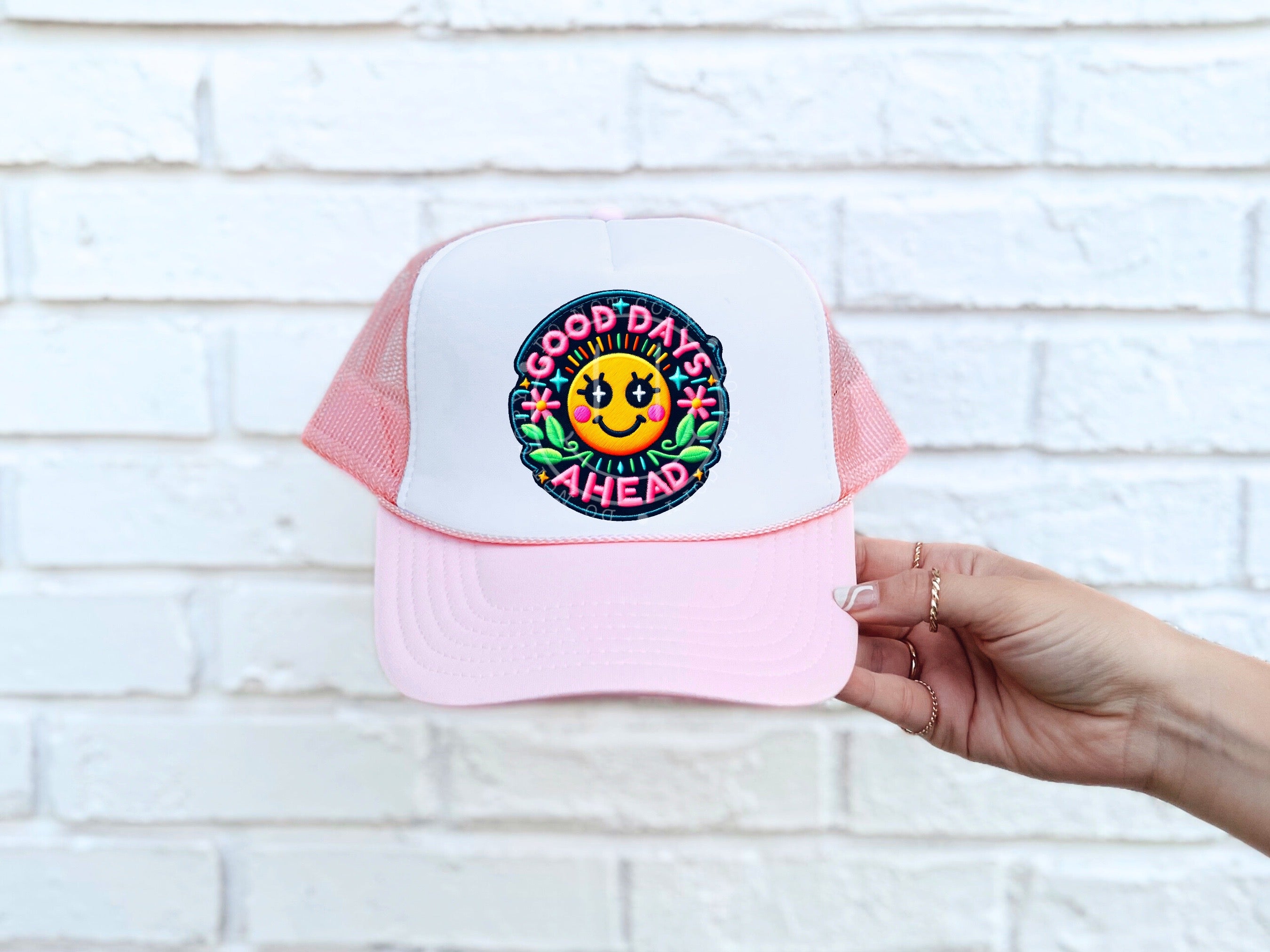 Good Days Ahead Faux Hat Patch 3-4” DTF TRANSFER TPE – Sassy ...
