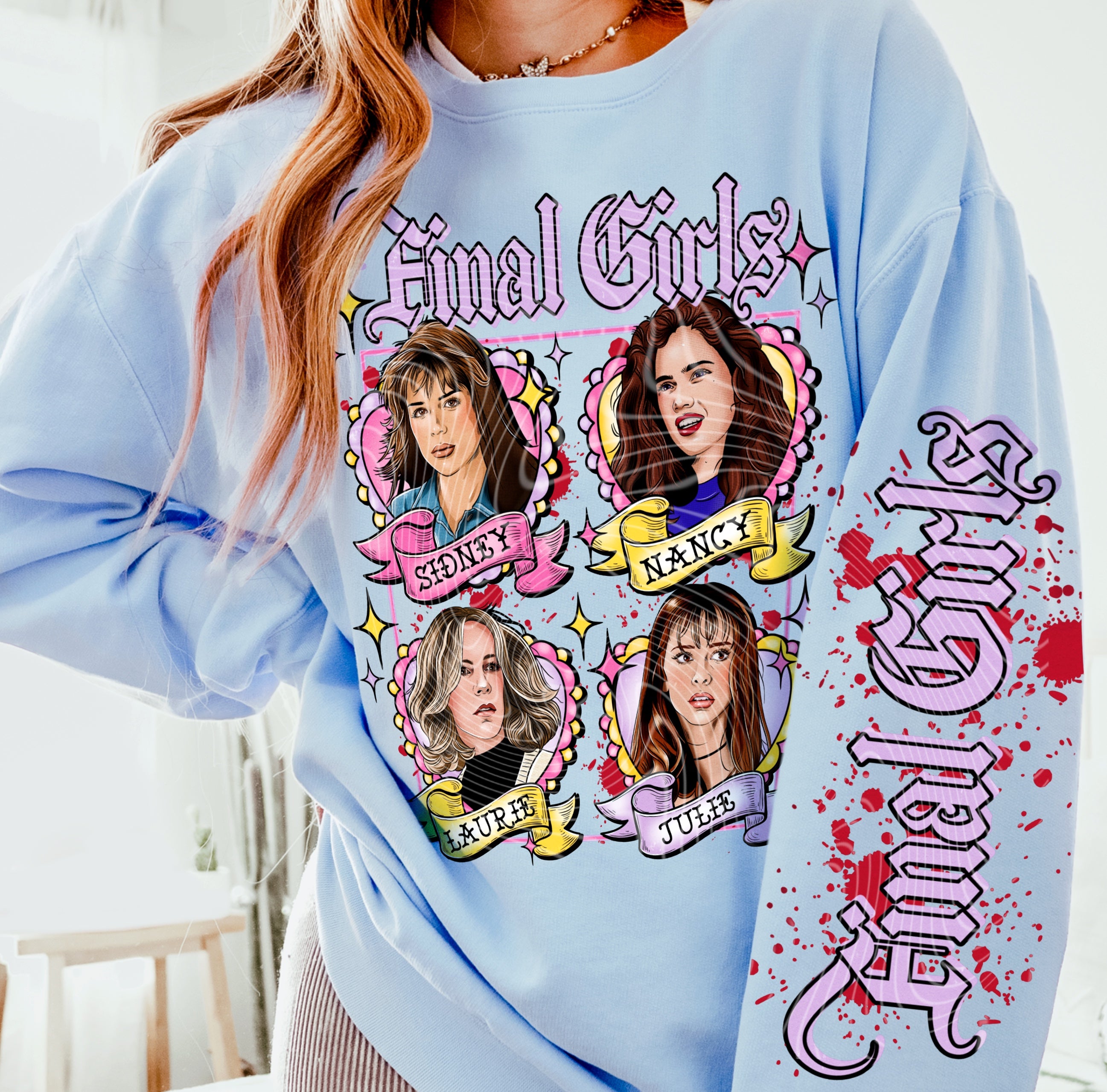 Final Girls With Sleeve TRANSFER GRAV – Sassy Sublimation & Screen Prints