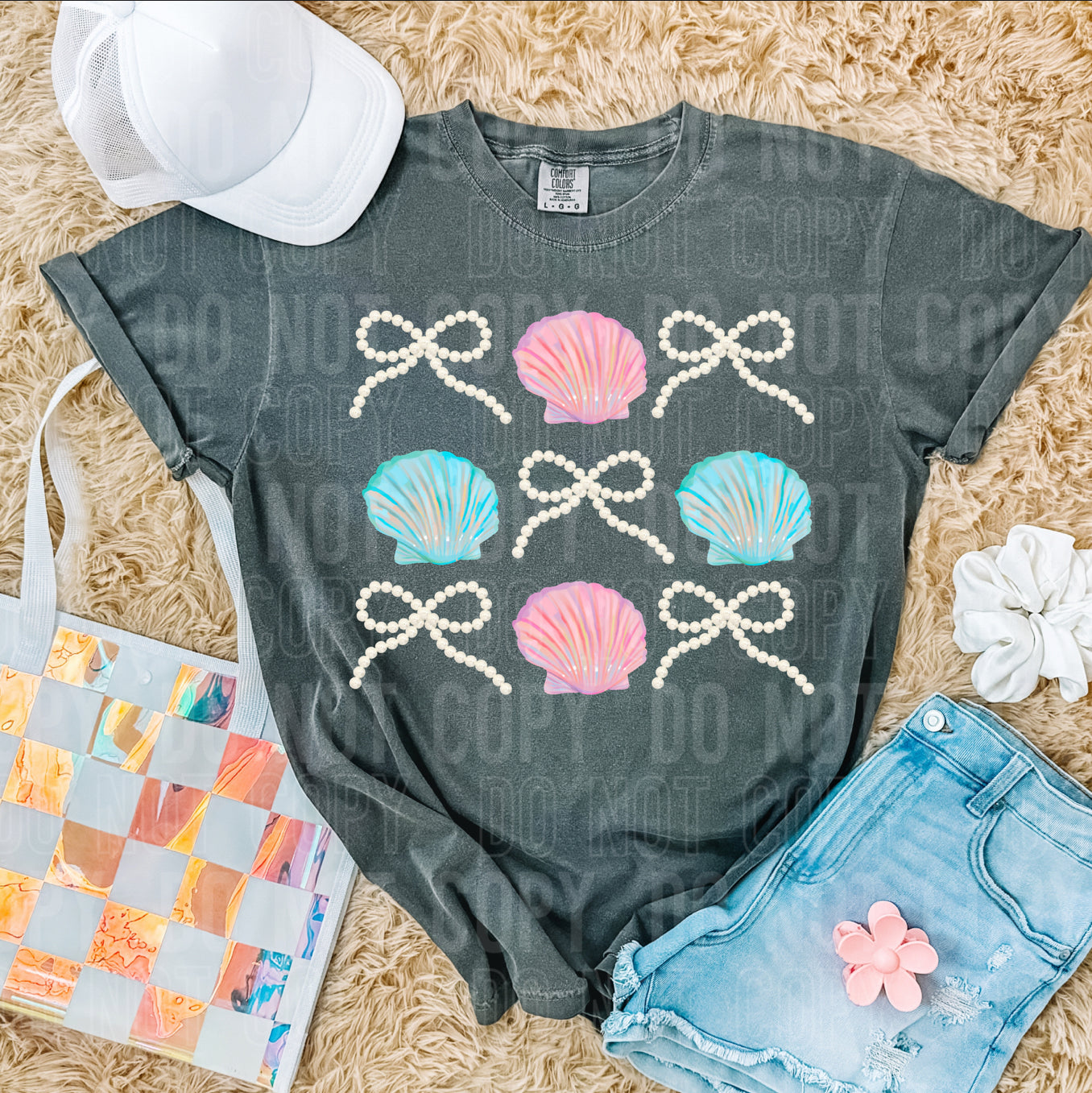 Seashell Pearl Bow TRANSFER SBB APRIL 25 – Sassy Sublimation & Screen ...