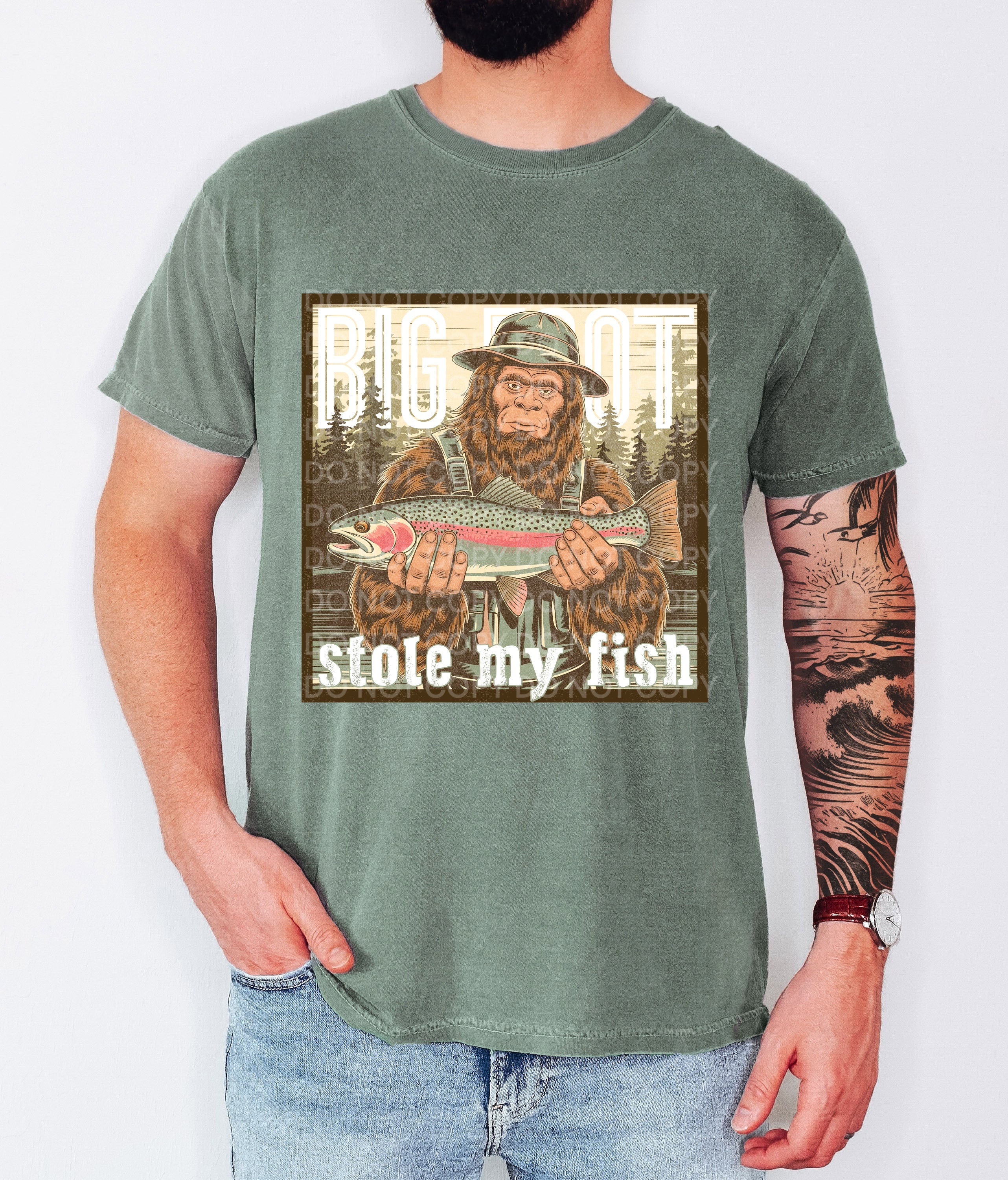 Big Foot Stole My Fish TRANSFER SCG MAY 25 MENS COLLAB SWEET STAR X SC ...