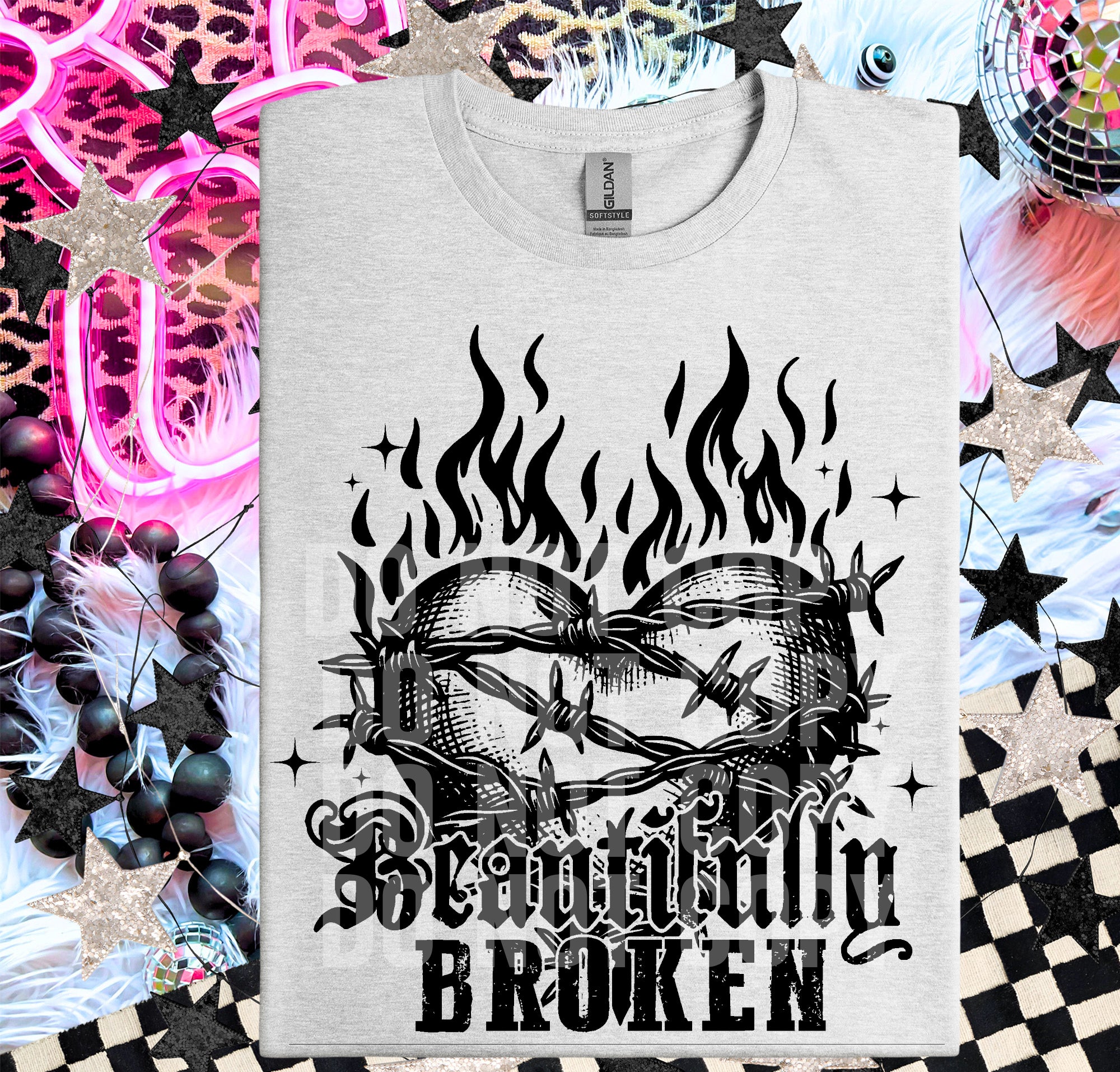 Beautifully Broken TRANSFER SCG FEB – Sassy Sublimation & Screen Prints