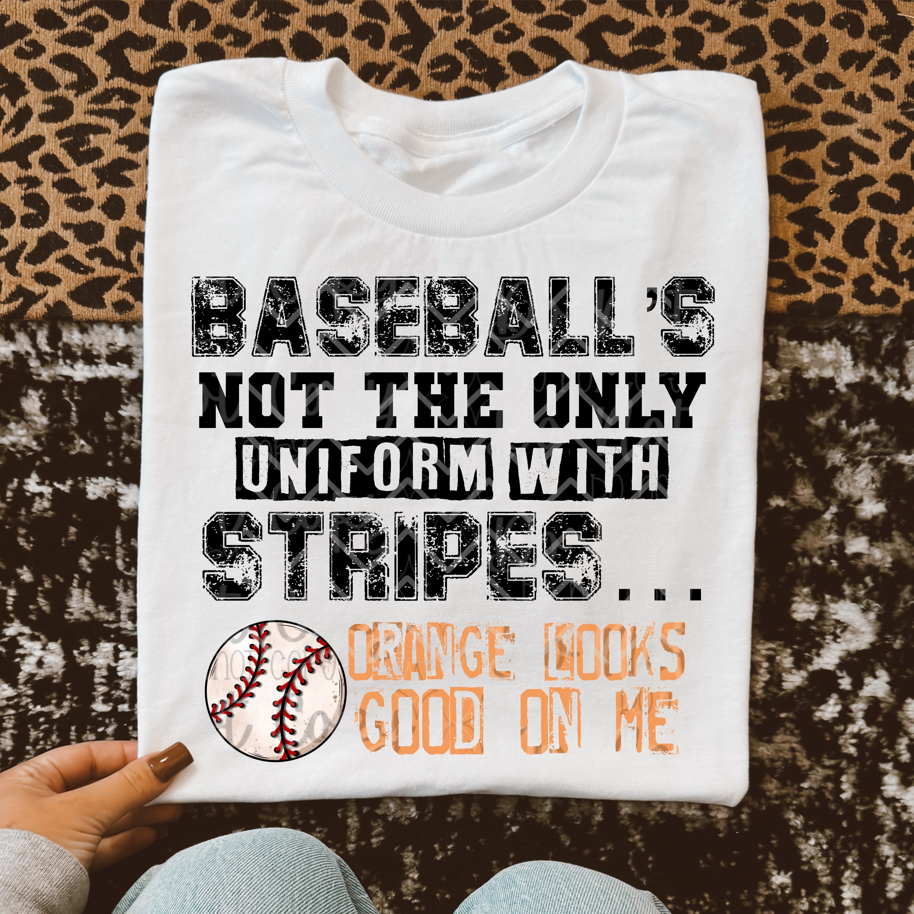 Baseball/Softball Not The Only Uniform With Stripes Dropdown TRANSFER ...