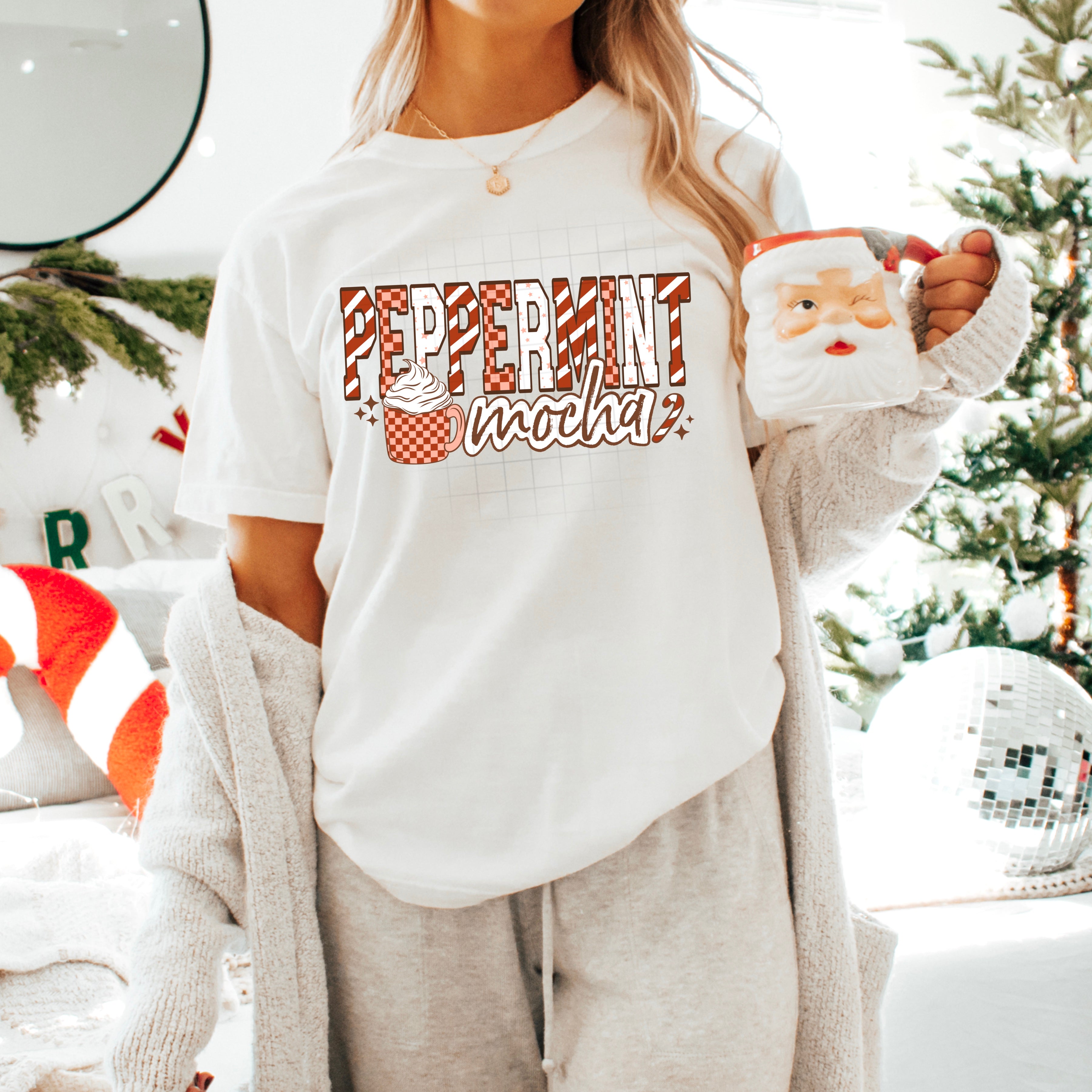 Peppermint Mocha Checker TRANSFER CSC SEPT 25 – Sassy Sublimation ...