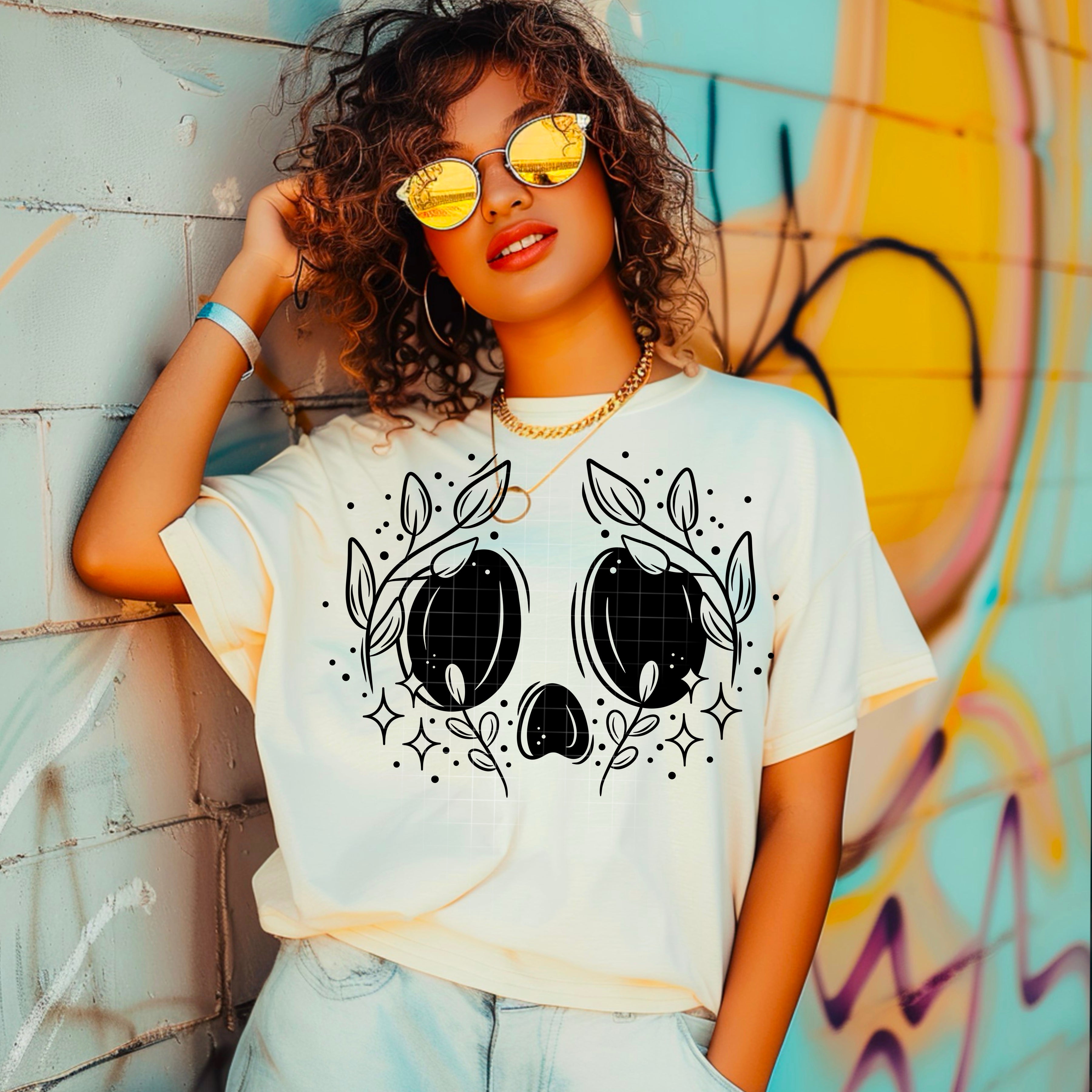 Skully Outline With Plants DROPDOWN TRANSFER CSC FEB – Sassy ...