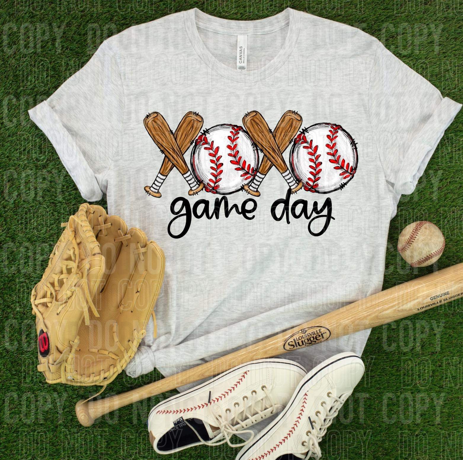 Game Day Bats And Balls Baseball TRANSFER – Sassy Sublimation & Screen ...