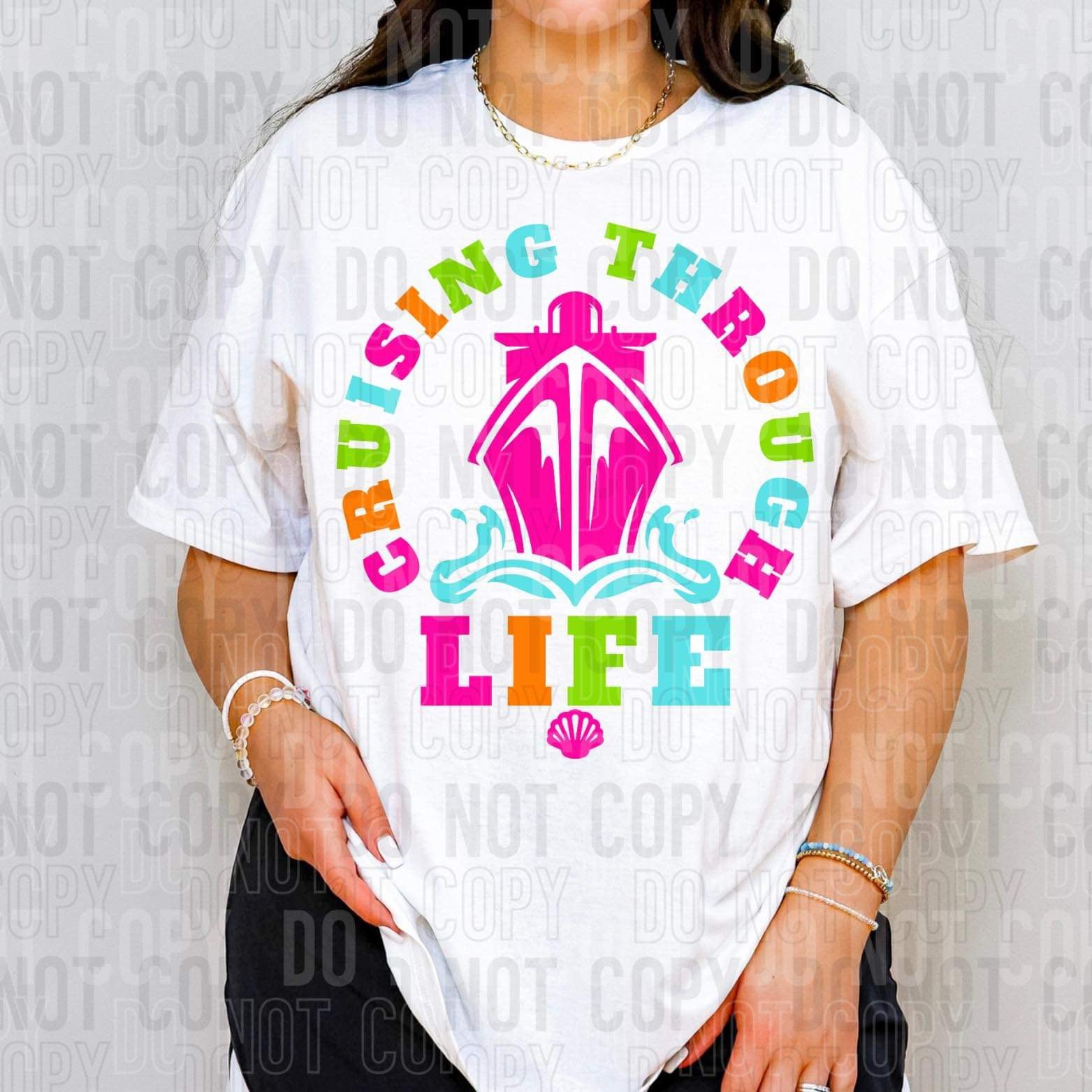 Cruising Through Life TRANSFER – Sassy Sublimation & Screen Prints