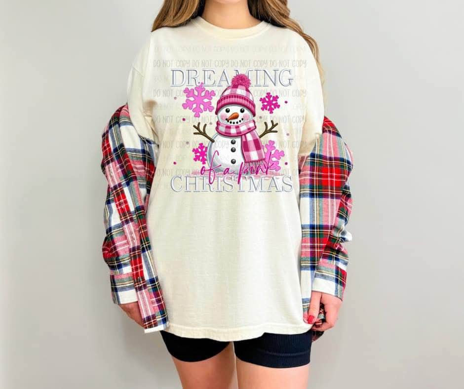 Dreaming Of A Pink Christmas TRANSFER SCG – Sassy Sublimation & Screen ...