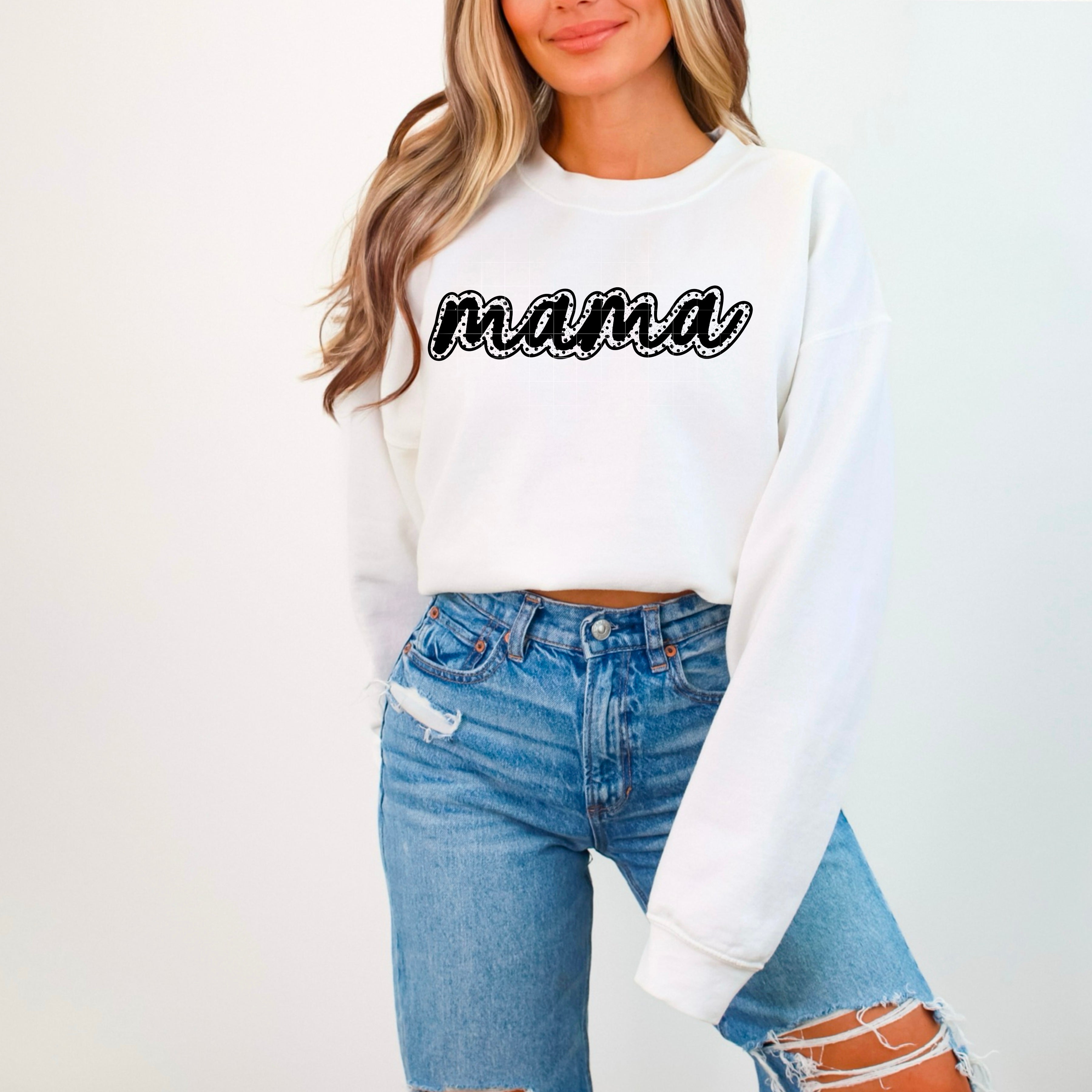 Mama Script Dots Outline DROPDOWN TRANSFER CSC FEB – Sassy Sublimation ...