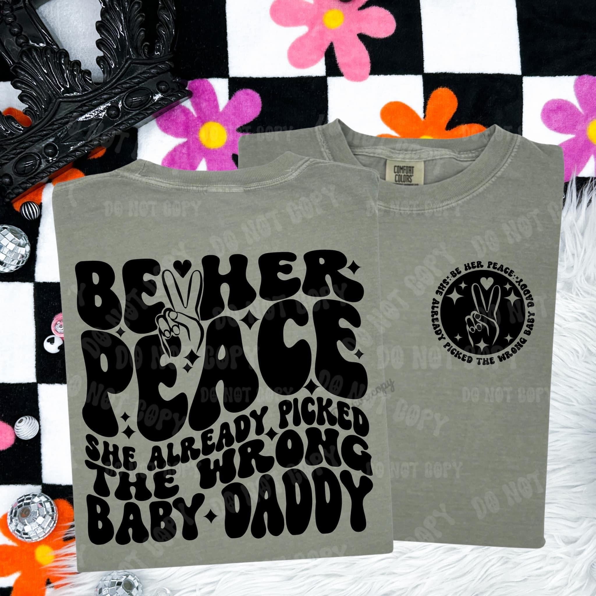Be Her Peace She Already Choose The Wrong Baby Daddy With Pocket TRANS ...