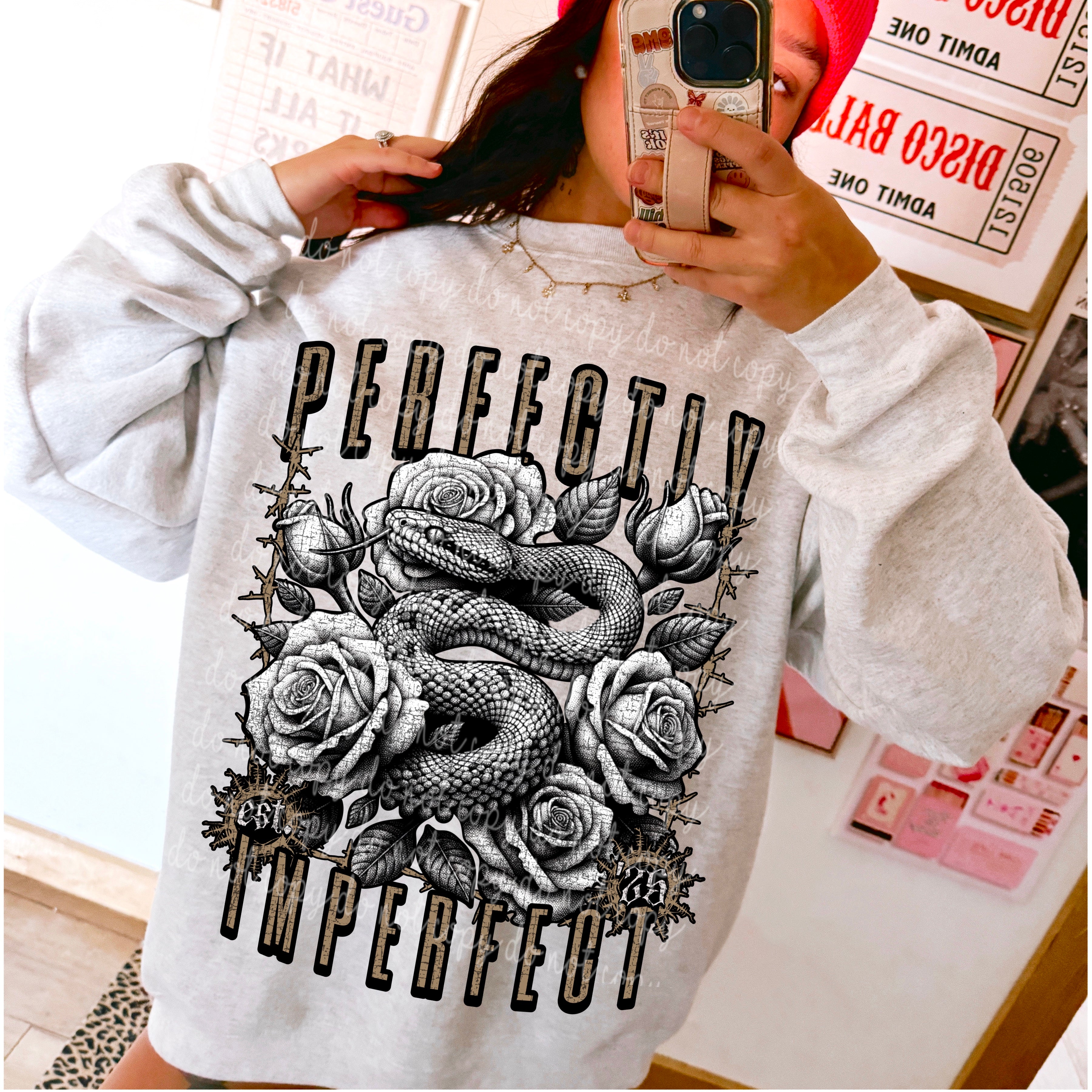 Perfectly Imperfect B&W Snake TRANSFER MOON MAR 25 – Sassy Sublimation ...