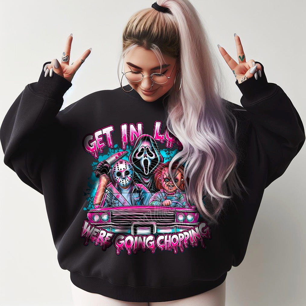 Get In Loser We’re Going Chopping Pink TRANSFER – Sassy Sublimation ...