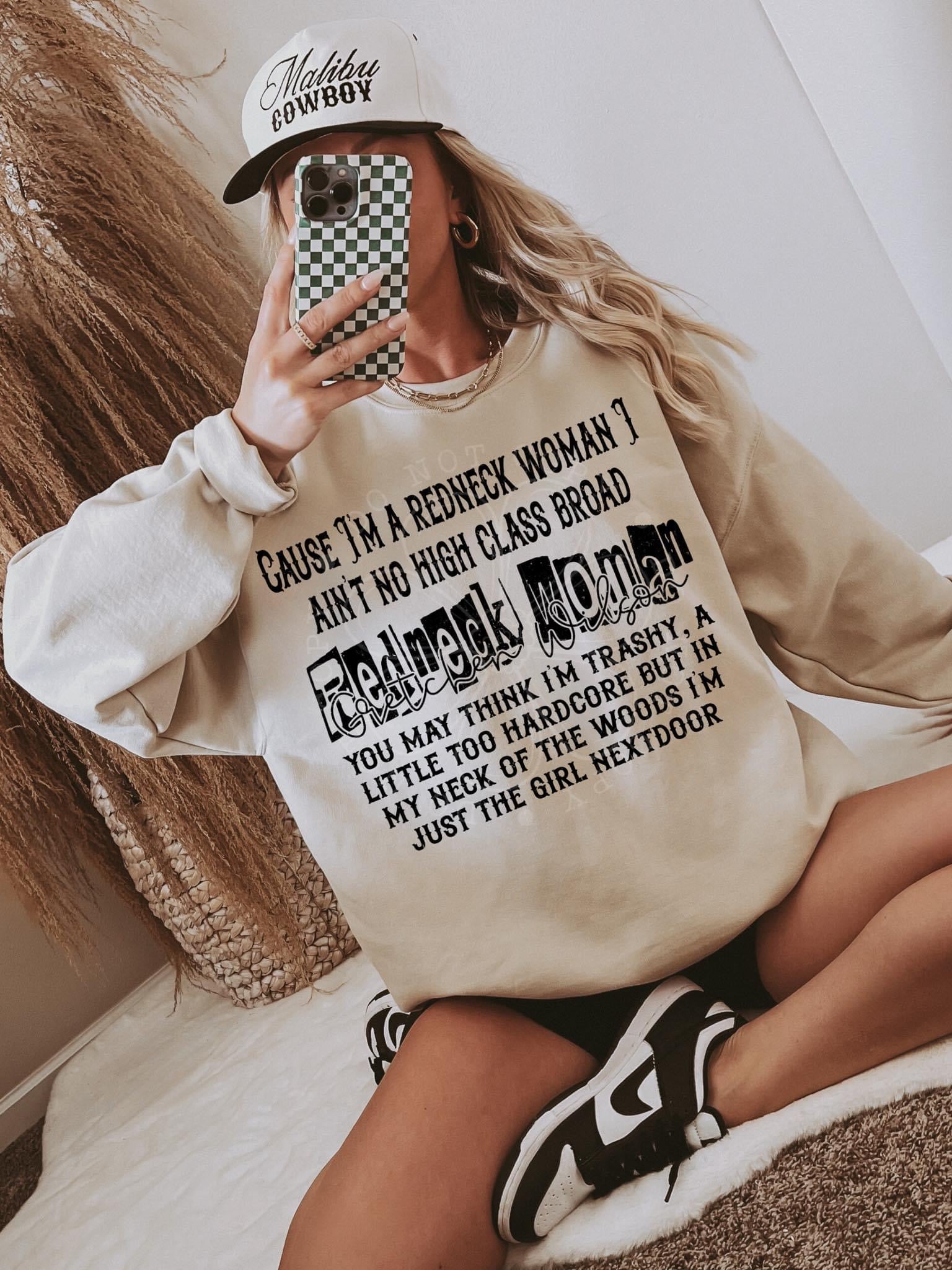 Redneck Woman Gre_chen TRANSFER LYT – Sassy Sublimation & Screen Prints