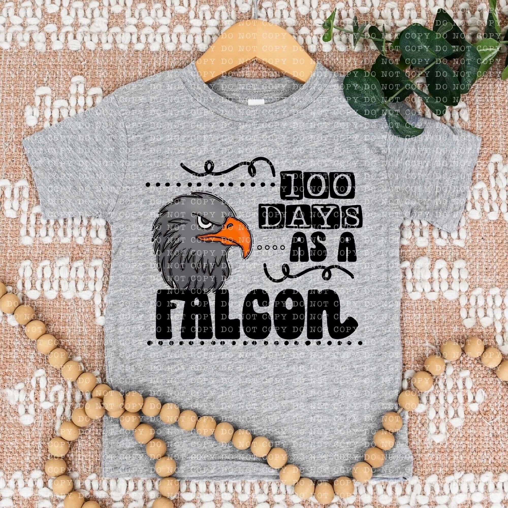 100 Days As A Falcon TRANSFER – Sassy Sublimation & Screen Prints