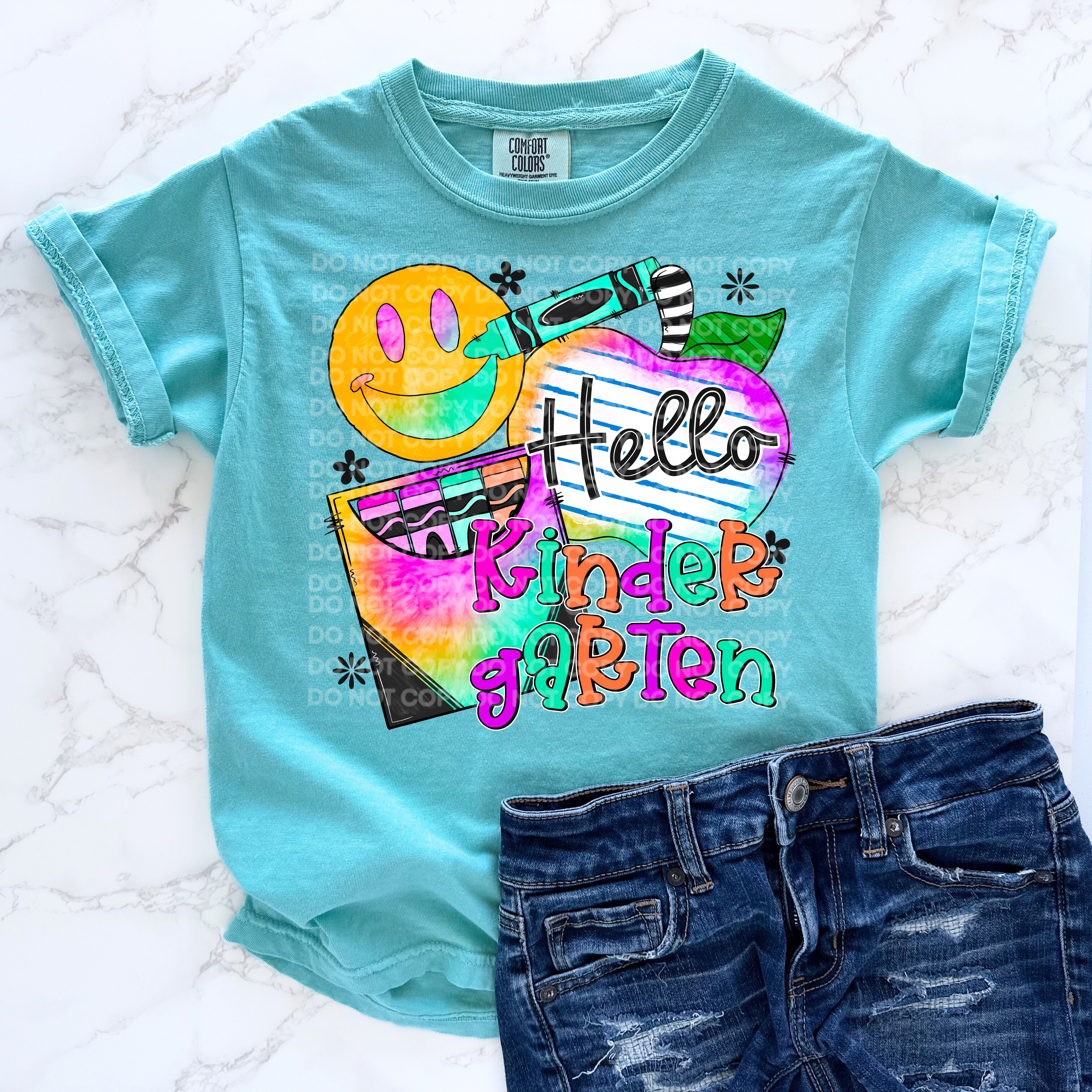 Retro Rainbow Grades Crayon DROPDOWN TRANSFER SCG JULY – Sassy ...