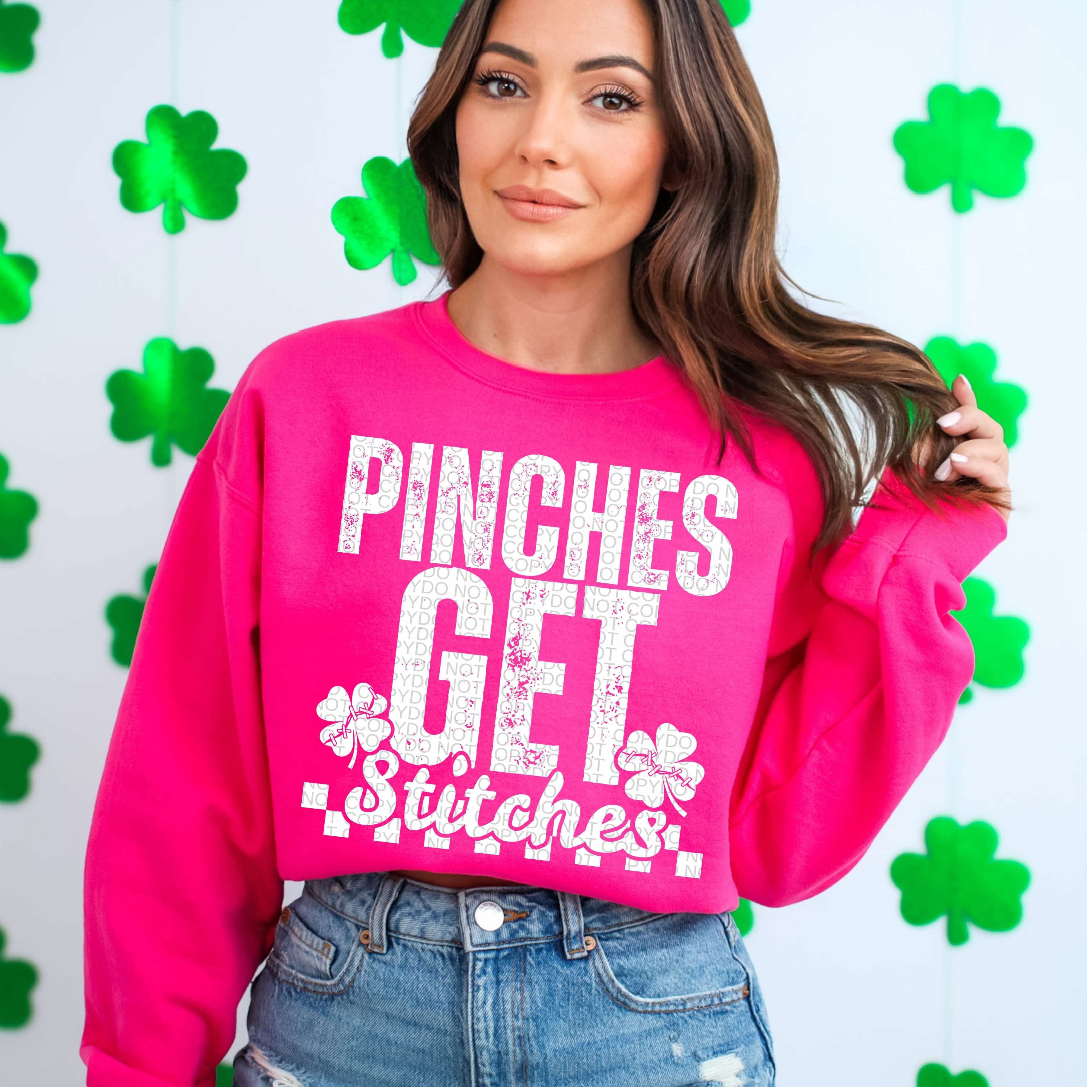 Pinches Get Stitches Checkered Color Dropdown TRANSFER HMWK JAN 25 ...