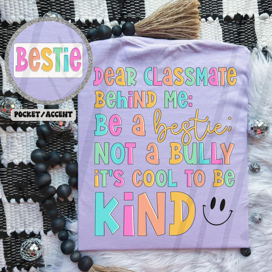 Dear Classmate Behind Me Pastel Bestie With Pocket TRANSFER TGG – Sassy ...