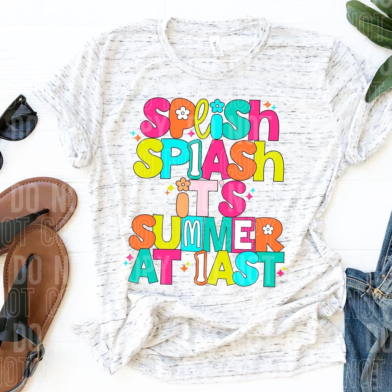 Splash Splash It’s Summer At Last TRANSFER – Sassy Sublimation & Screen ...