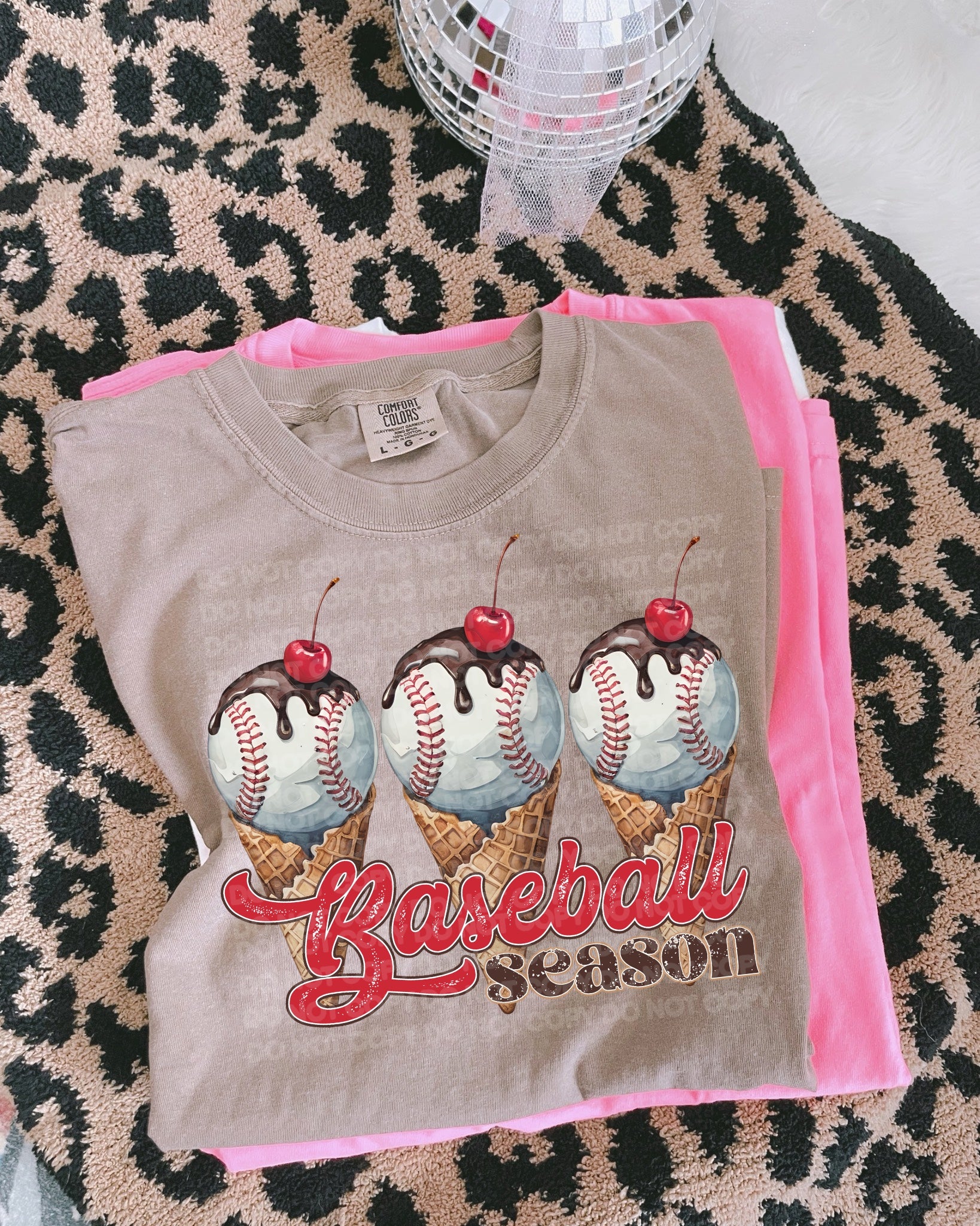 Baseball Season Cherry Sunday TRANSFER SCG MAR – Sassy Sublimation ...