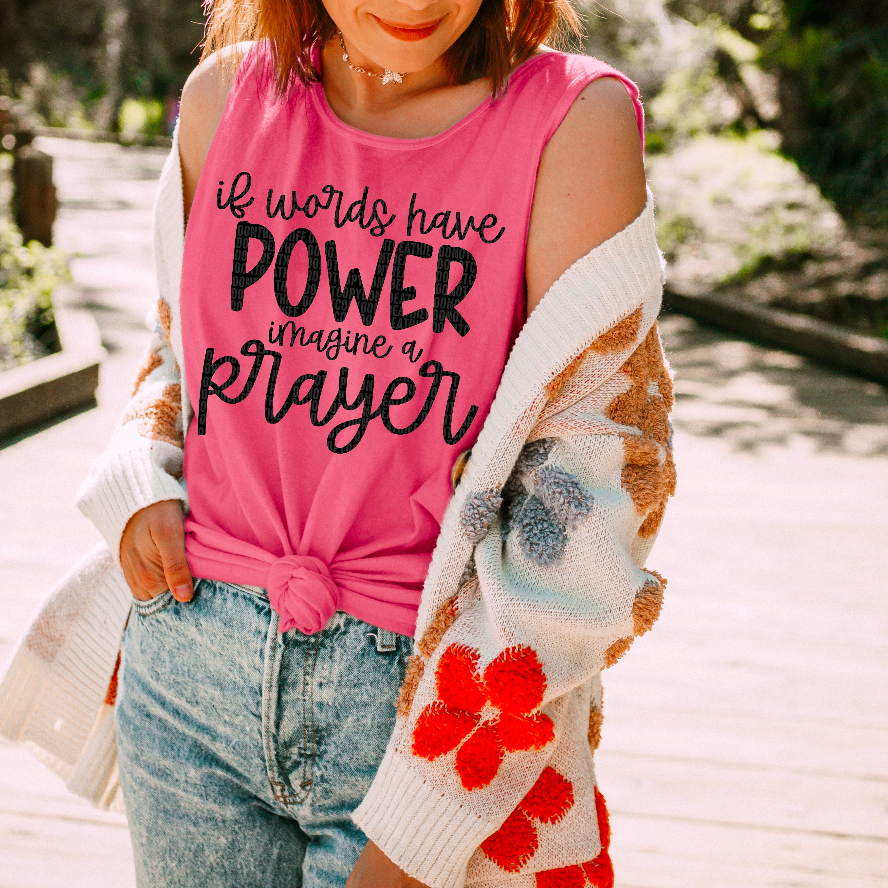 If Words Have Power Imagine A Prayer TRANSFER SDD – Sassy Sublimation ...